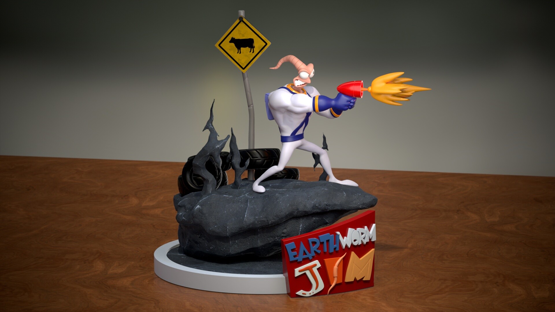 karim Ben Mansour - Earthworm Jim | 3D Print