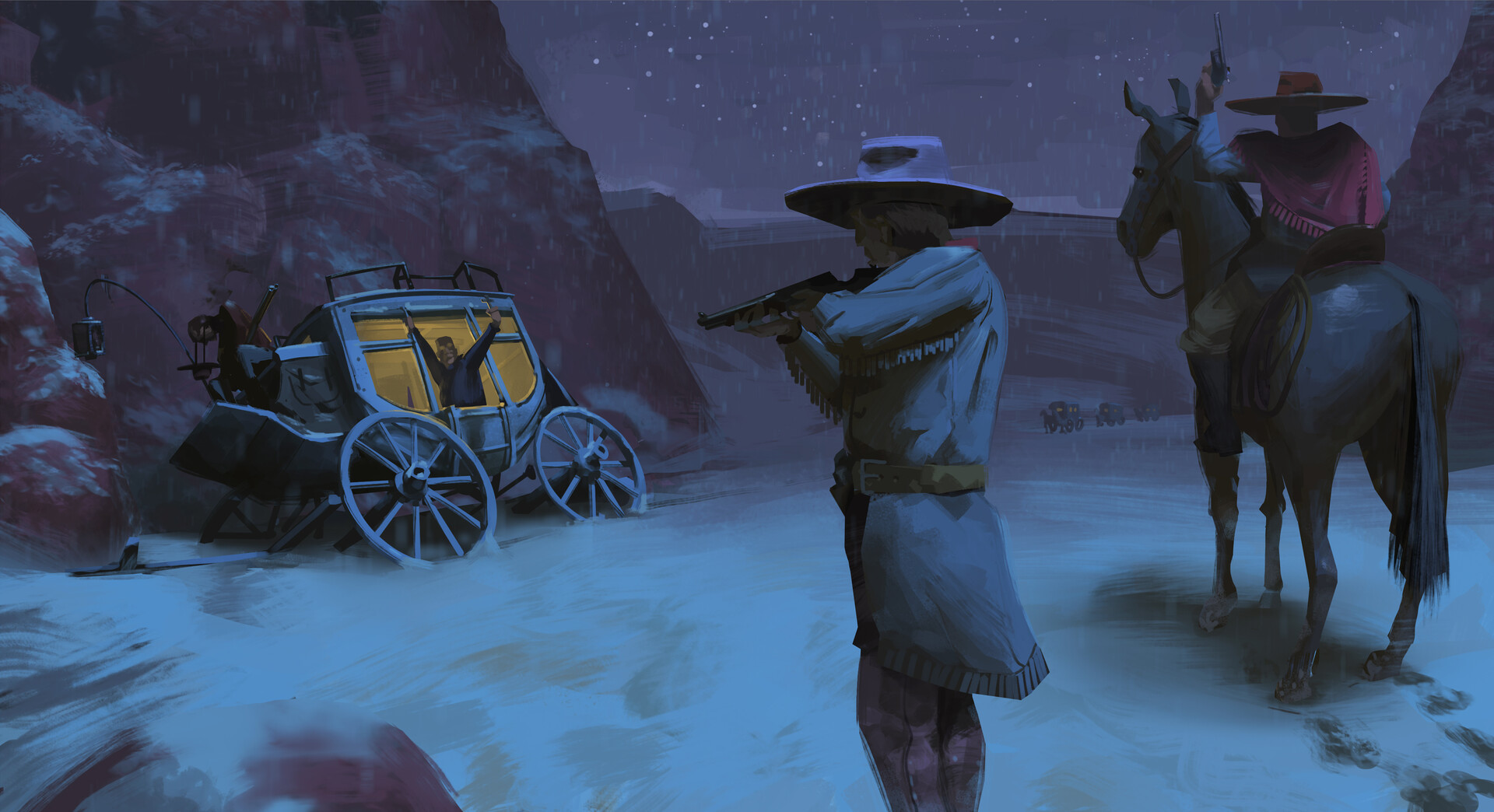 ArtStation - Cowboy painting