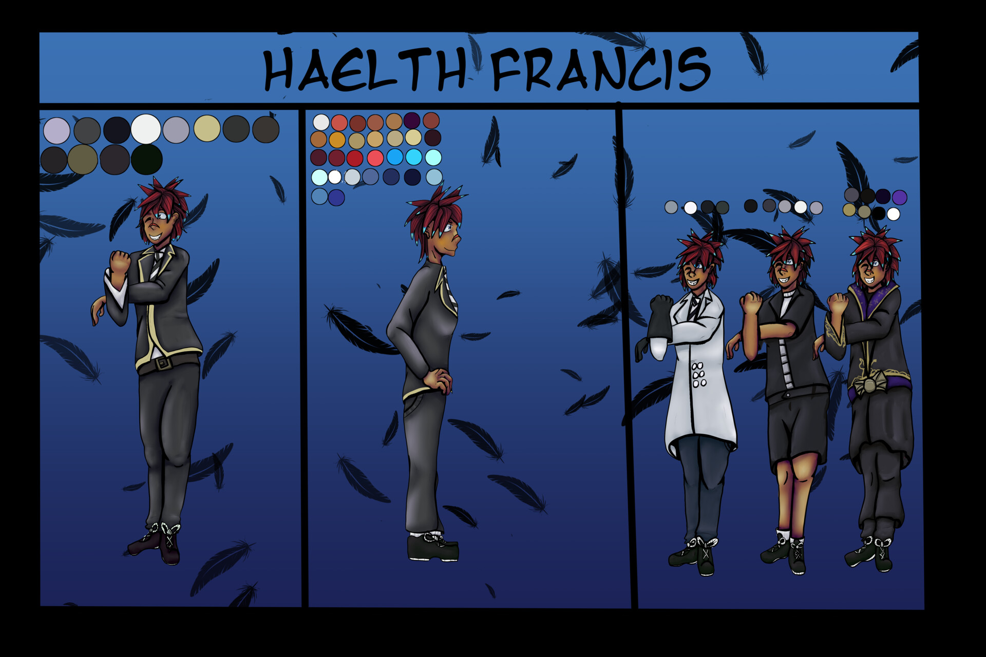 ArtStation - Haelth Twisted Wonderland AU Reference Sheet