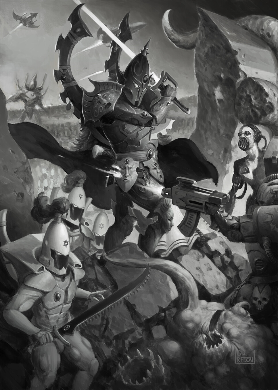 ArtStation - The Visarch (Warhammer 40k fan art)