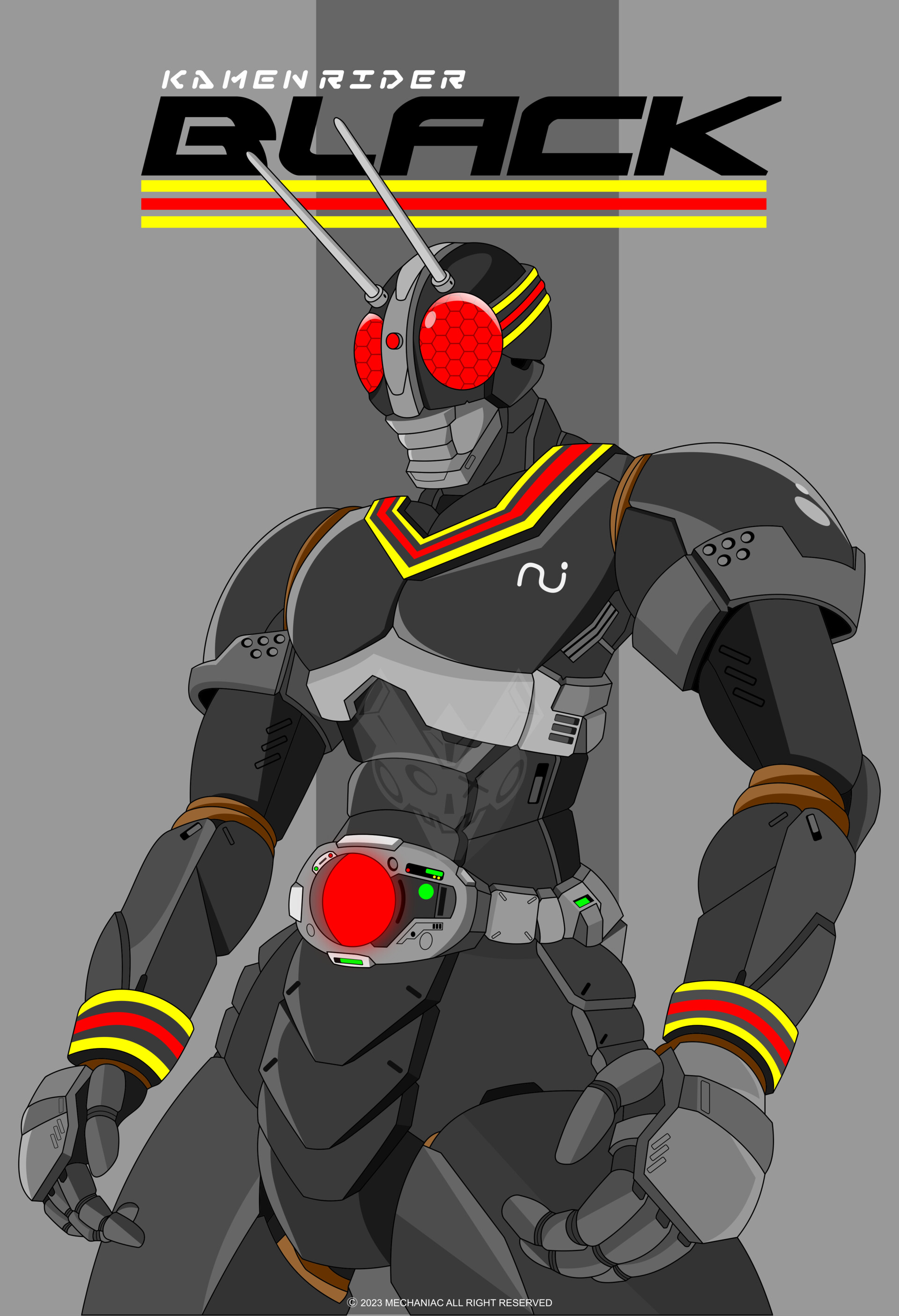ArtStation - Kamen Rider Black Upgrade Armored Suit