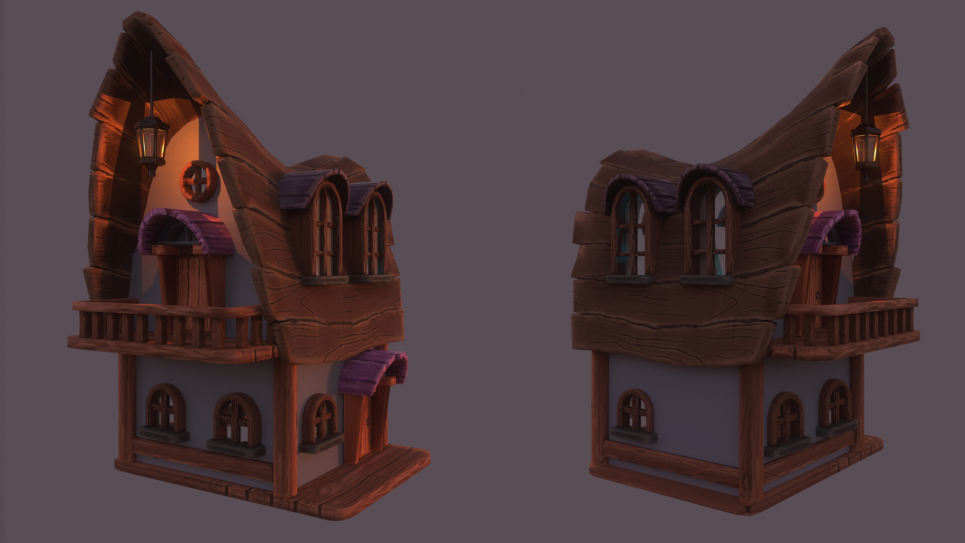 ArtStation - Cute Stylized House