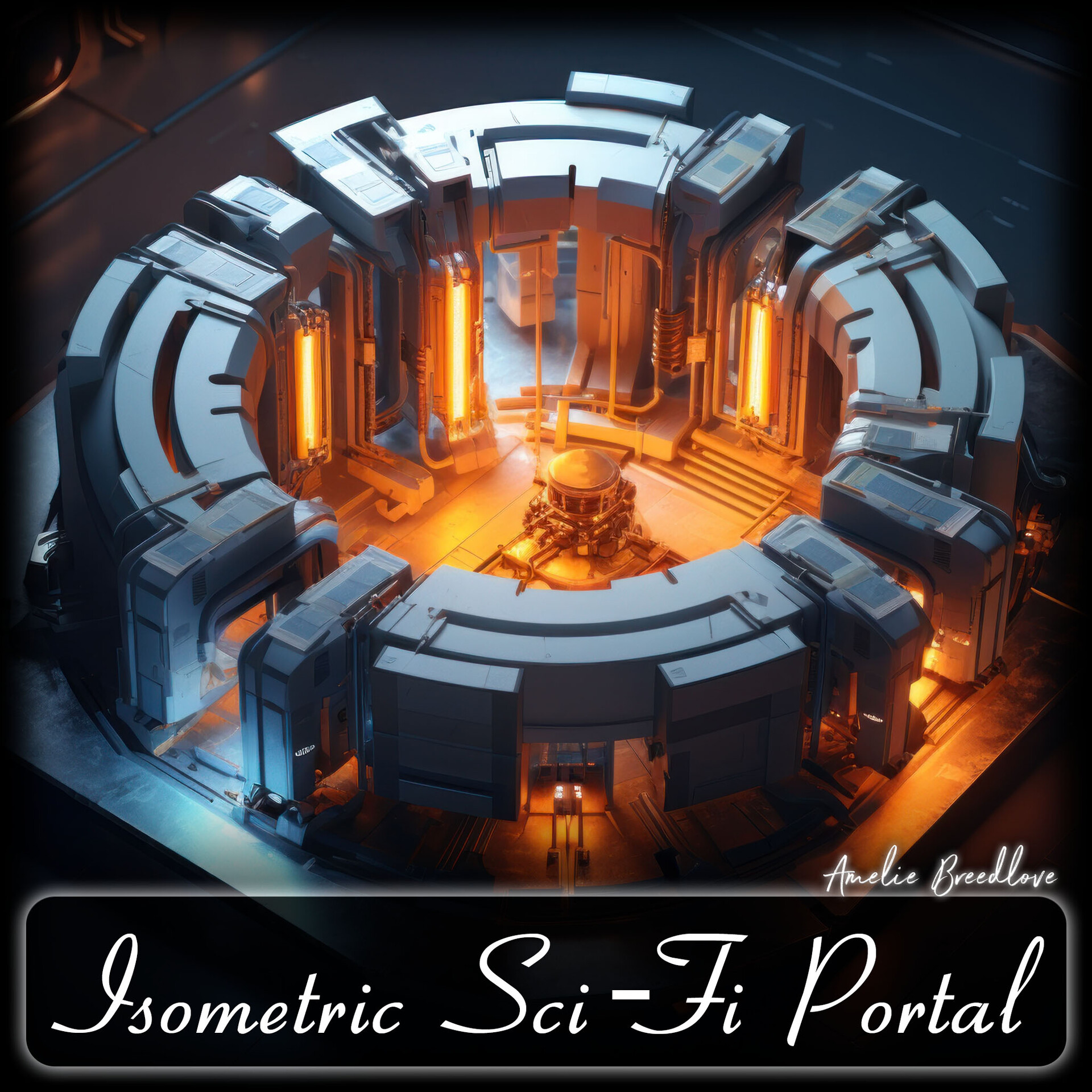 ArtStation - 230 Isometric Sci-Fi Portal Reference Pack | 4K | v.7
