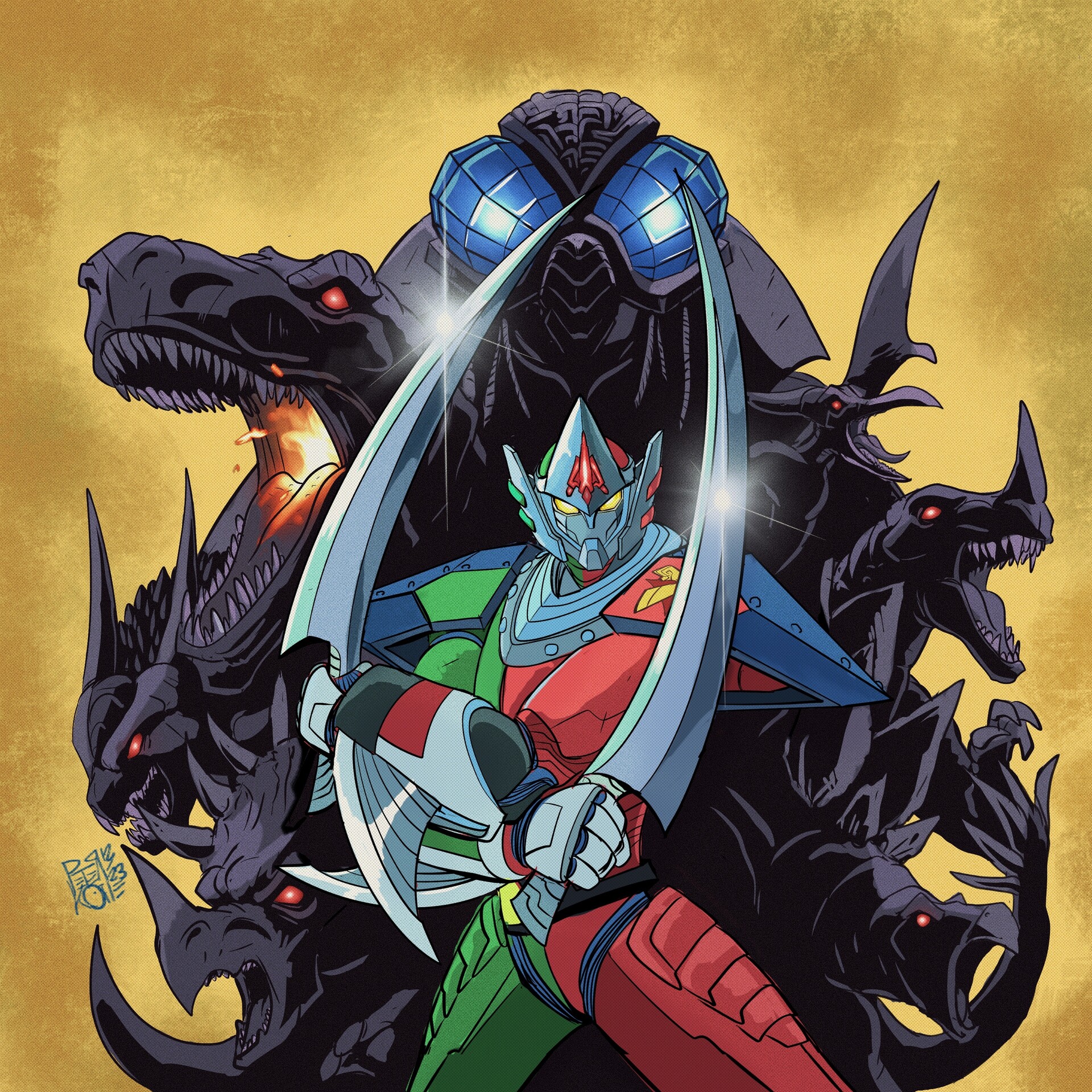 ArtStation - Dinosaur Great War Izenborg-Revamp!