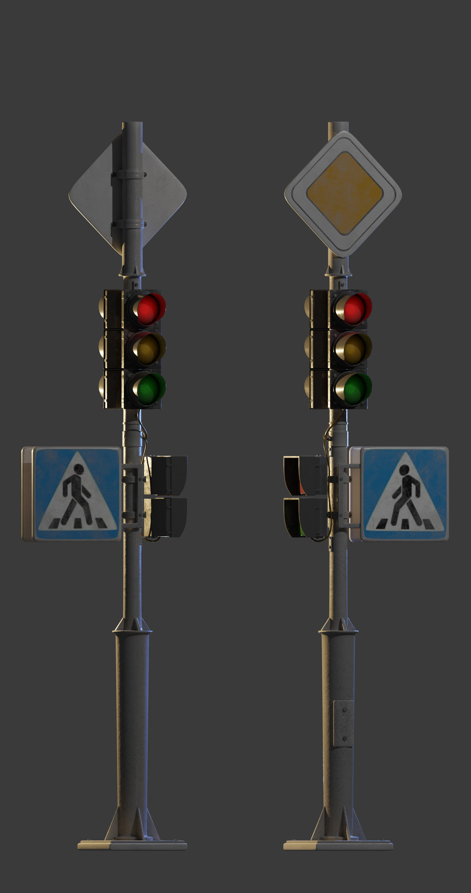 ArtStation - traffic lights