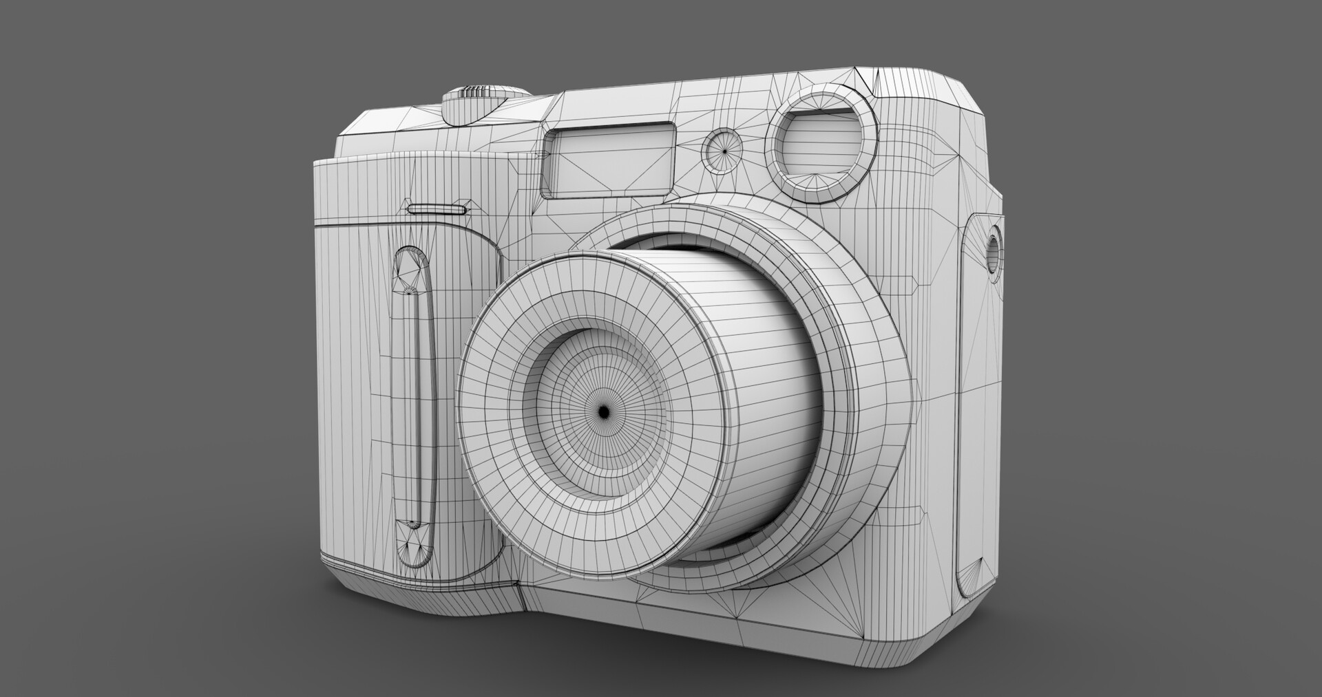 ArtStation - Nikon Coolpix 880 (Wireframe Renders)