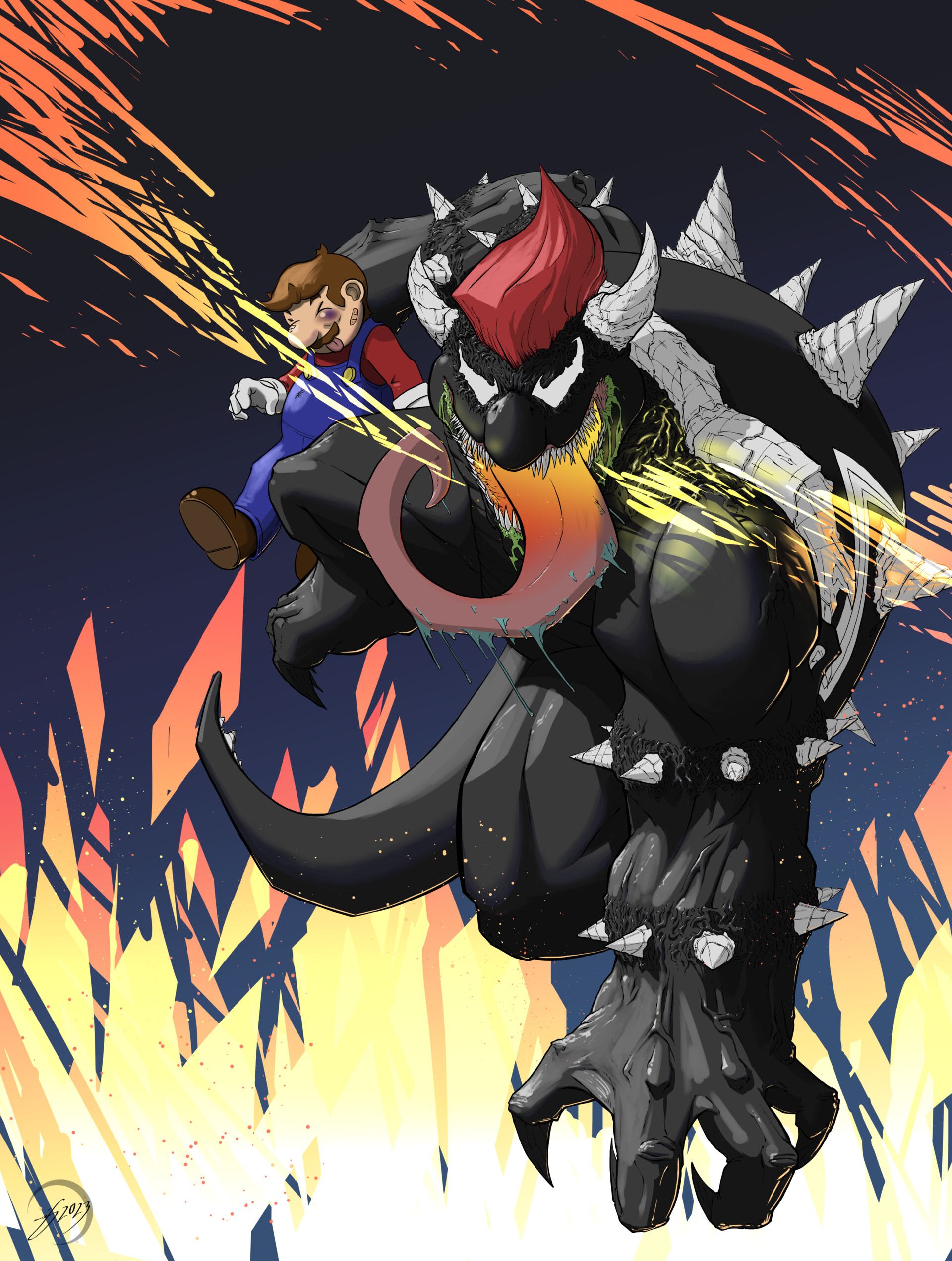 ArtStation - Venom Bowser - We Are Bowser