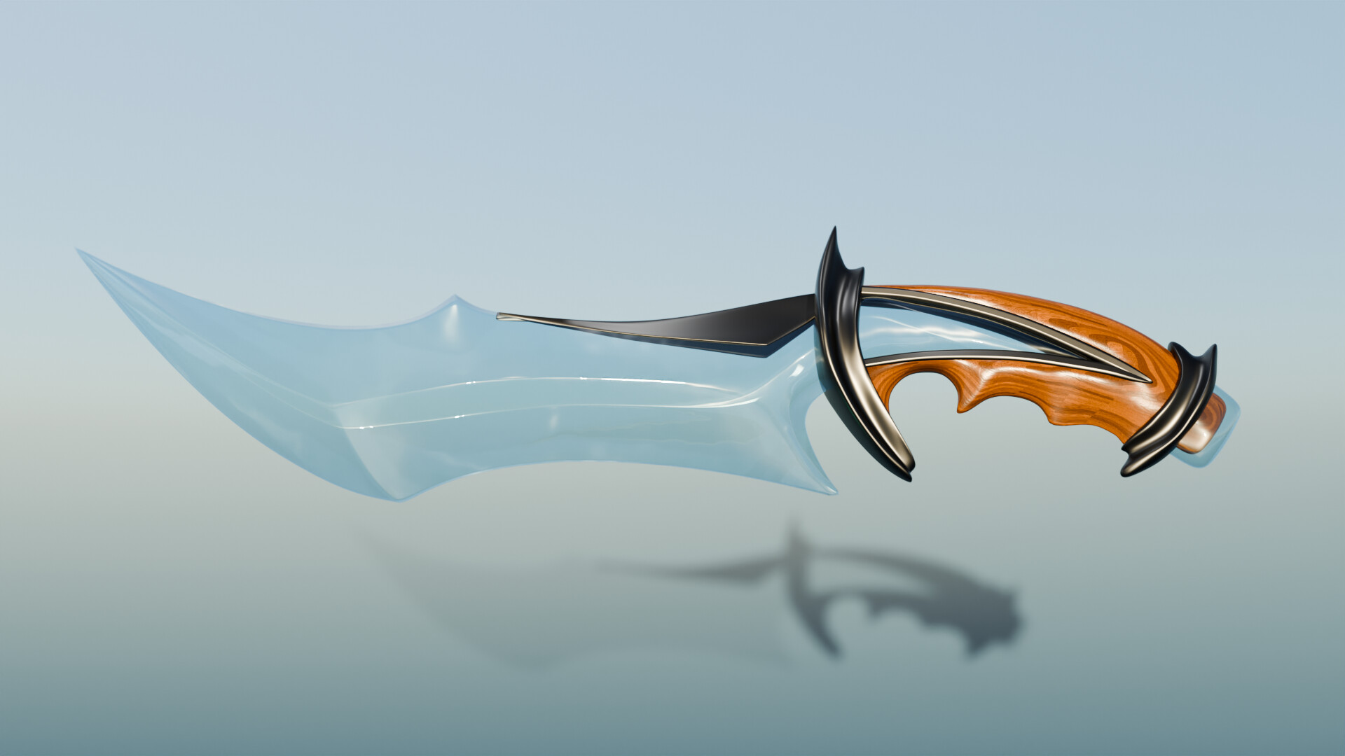 Nicolas Age - Ice Dagger (3D challenge by Kaino University)