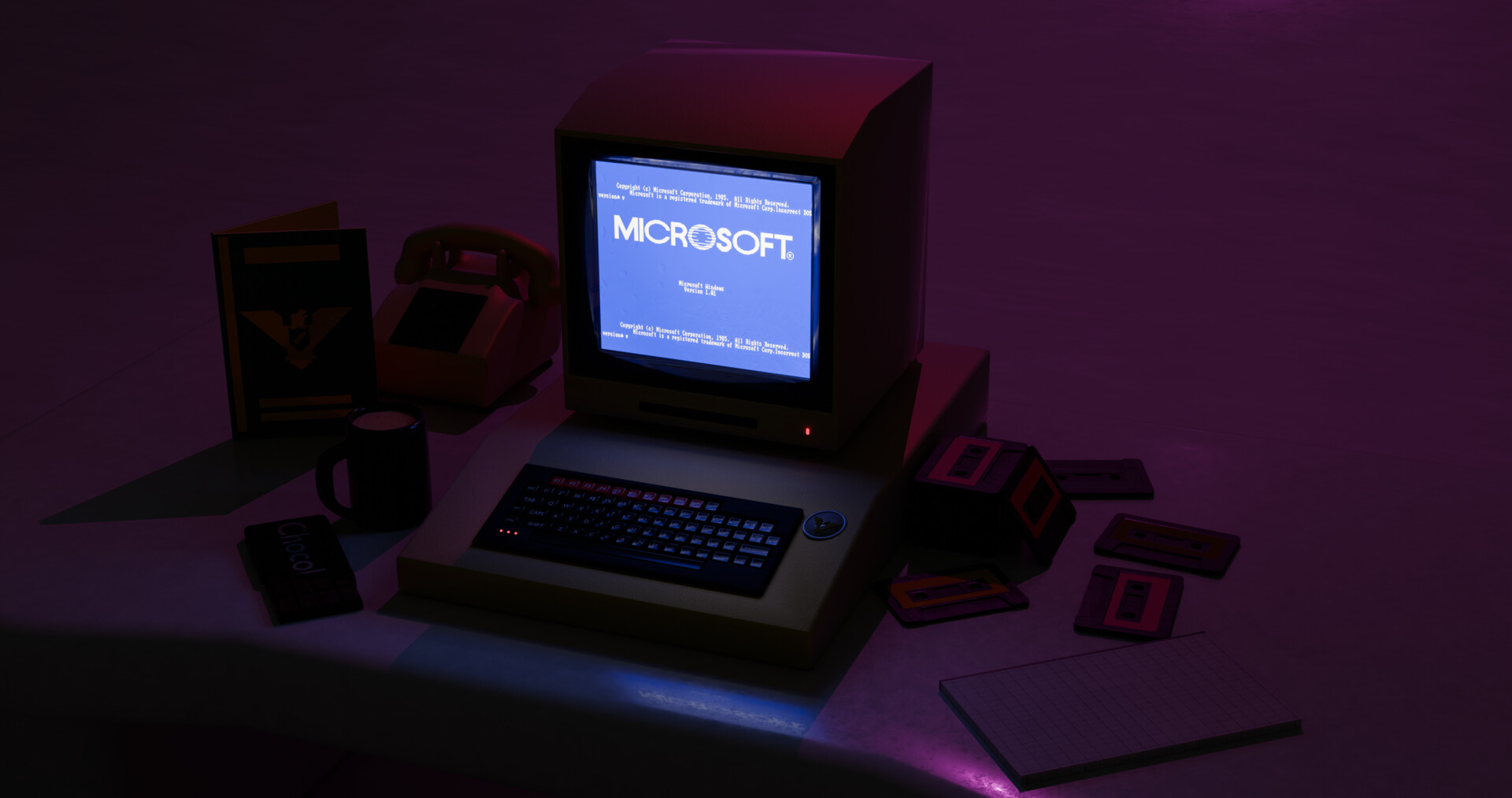 ArtStation - 80s PC
