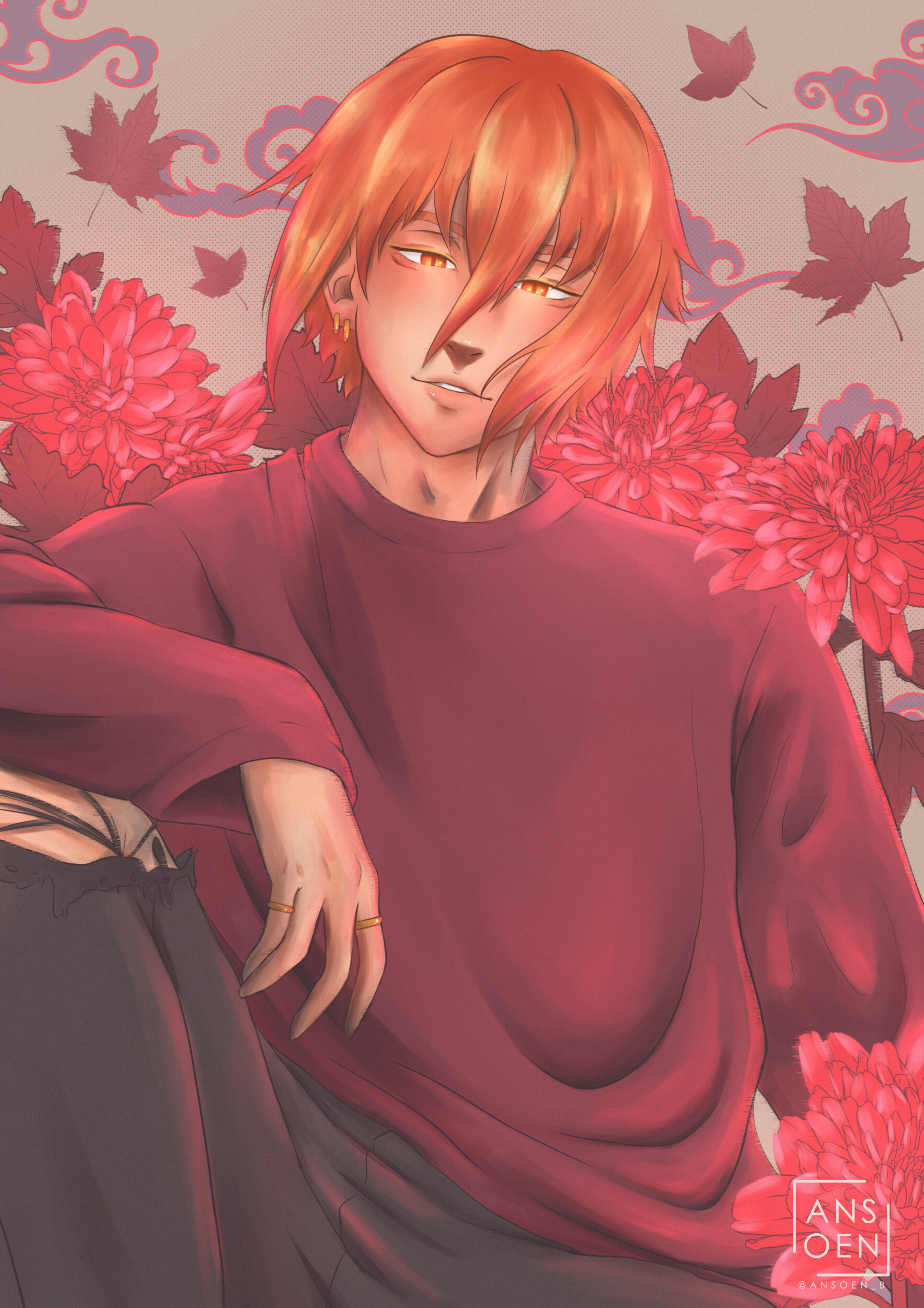 ArtStation - ninjin oc by ansoen