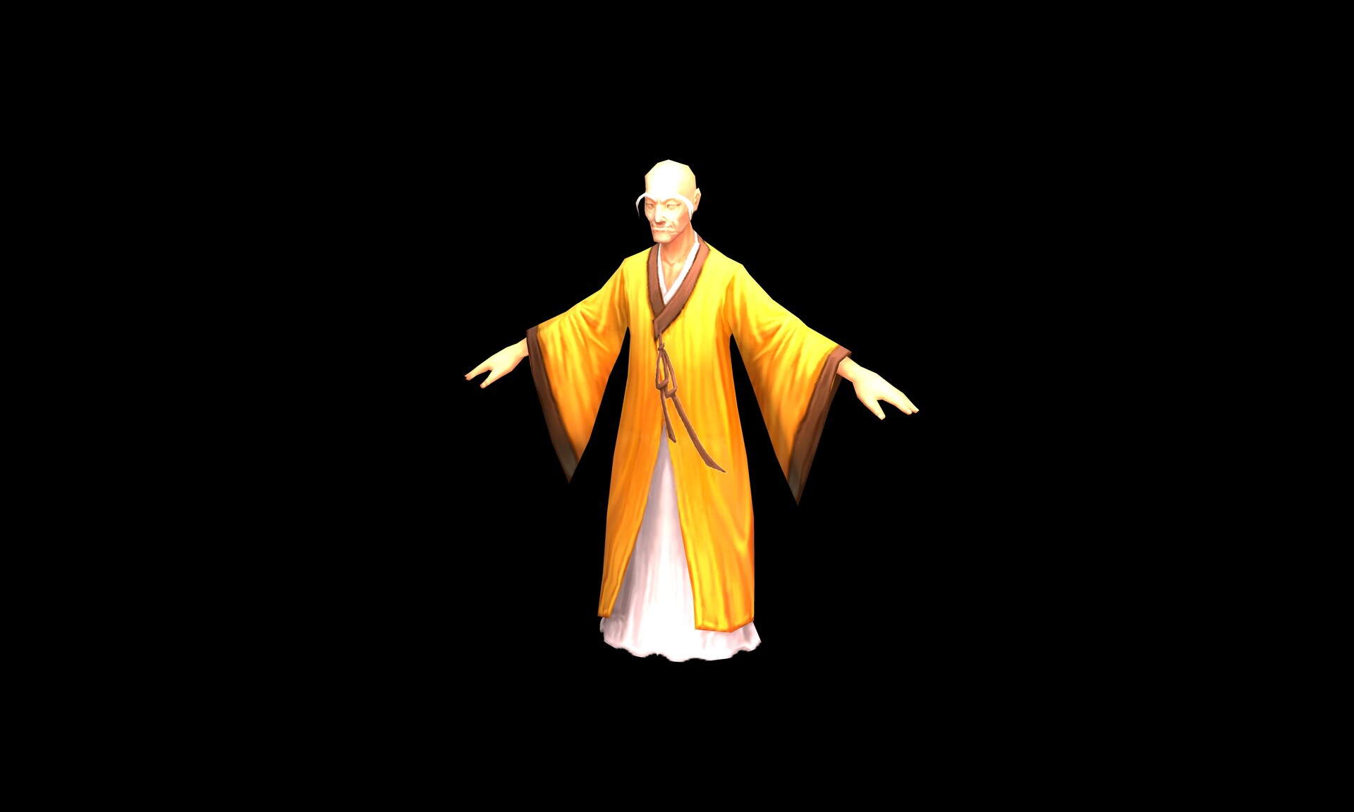 ArtStation - Model - Taoist comprehension scene - the monk 01