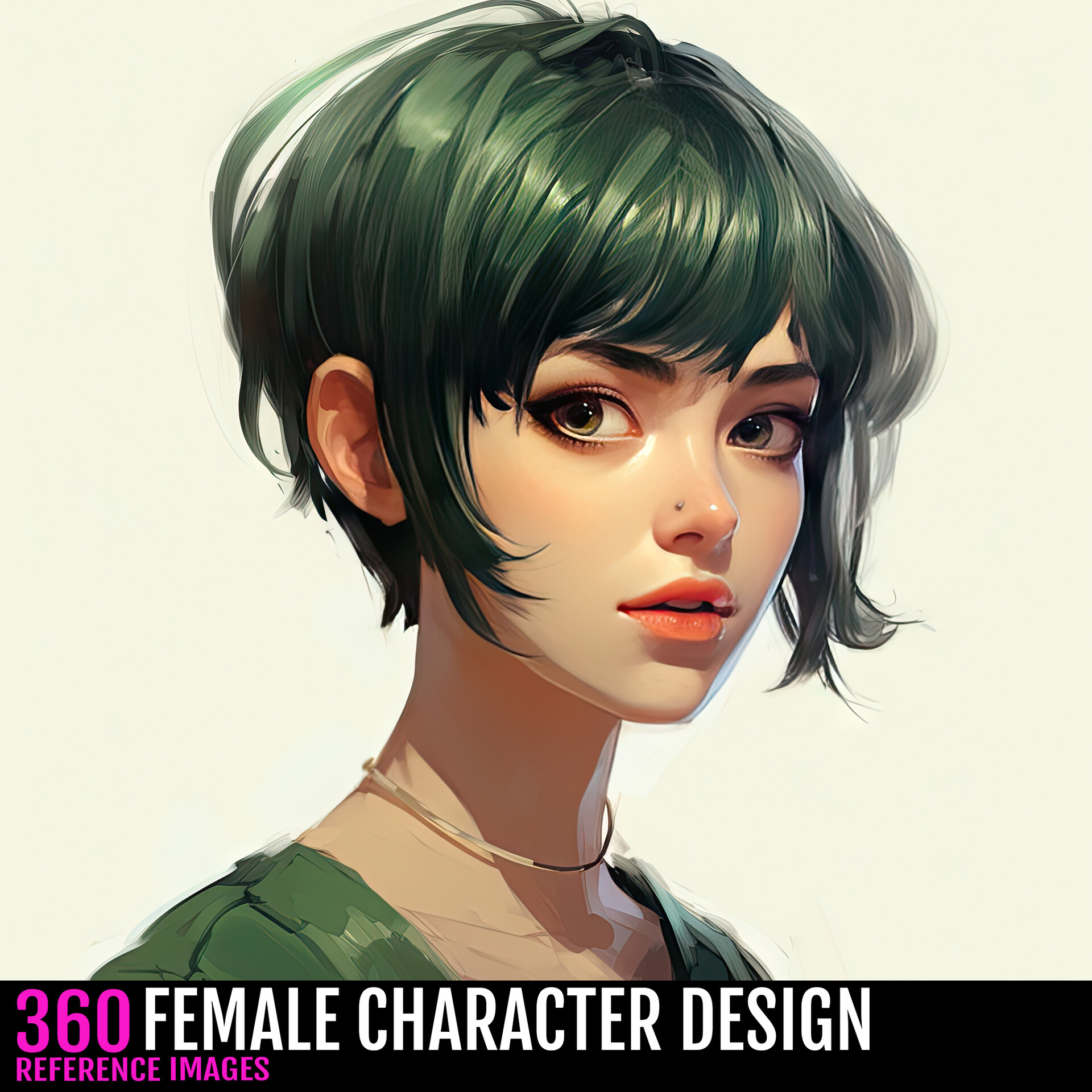 ArtStation - 360 FEMALE CHARACTER DESIGN / 4K