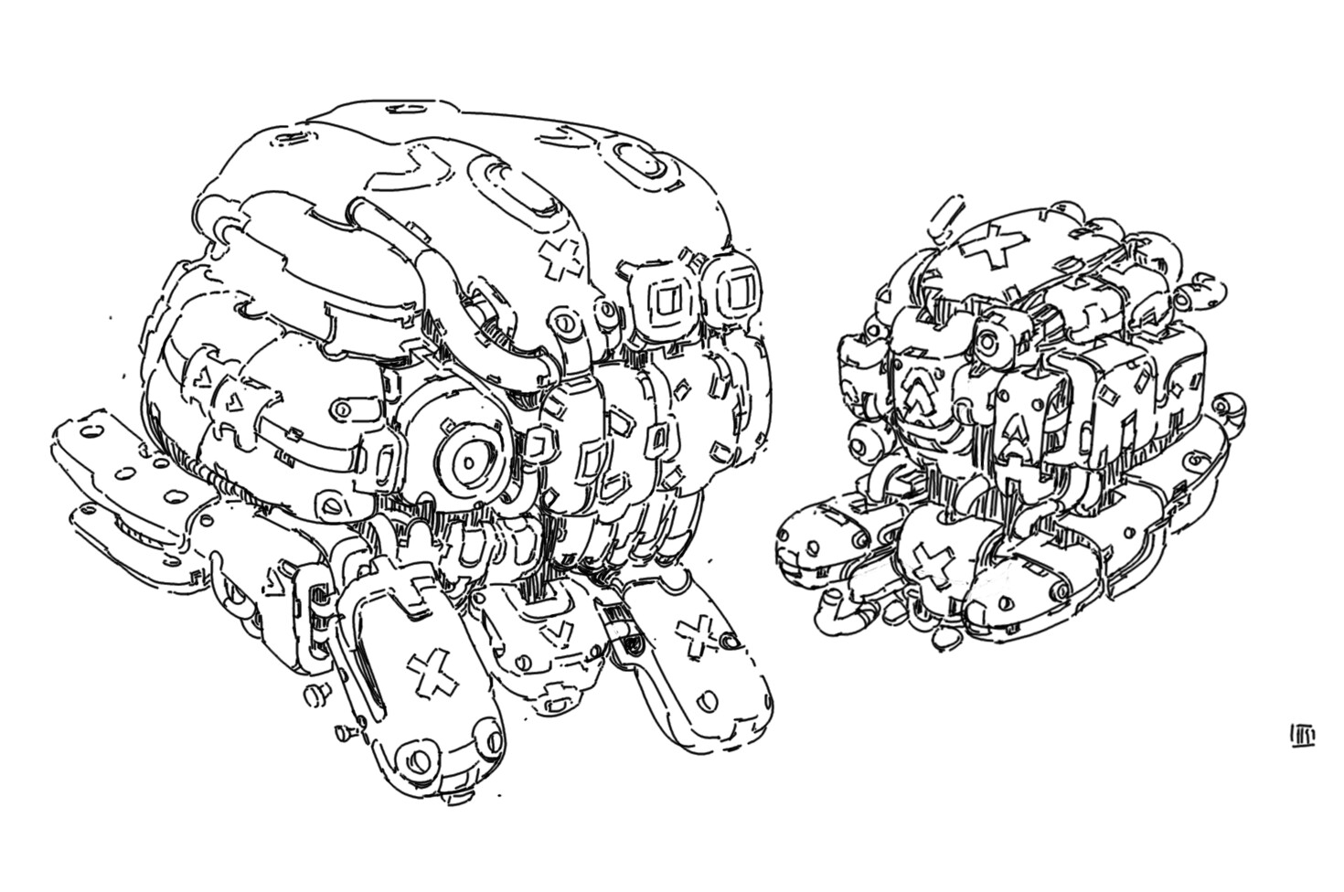 ArtStation - Helemental (ink)