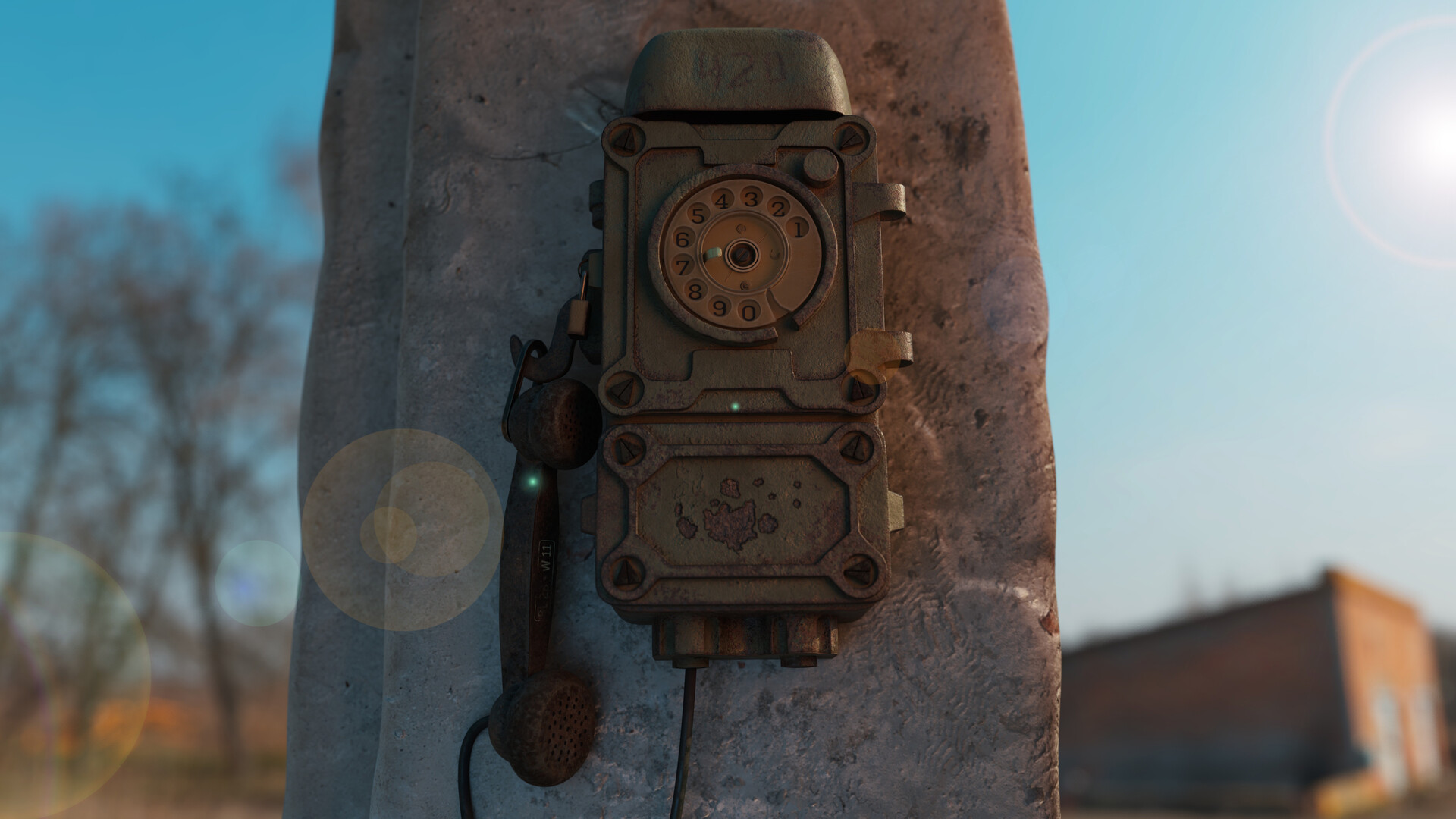 ArtStation - Russian Vintage BUNKER PHONE