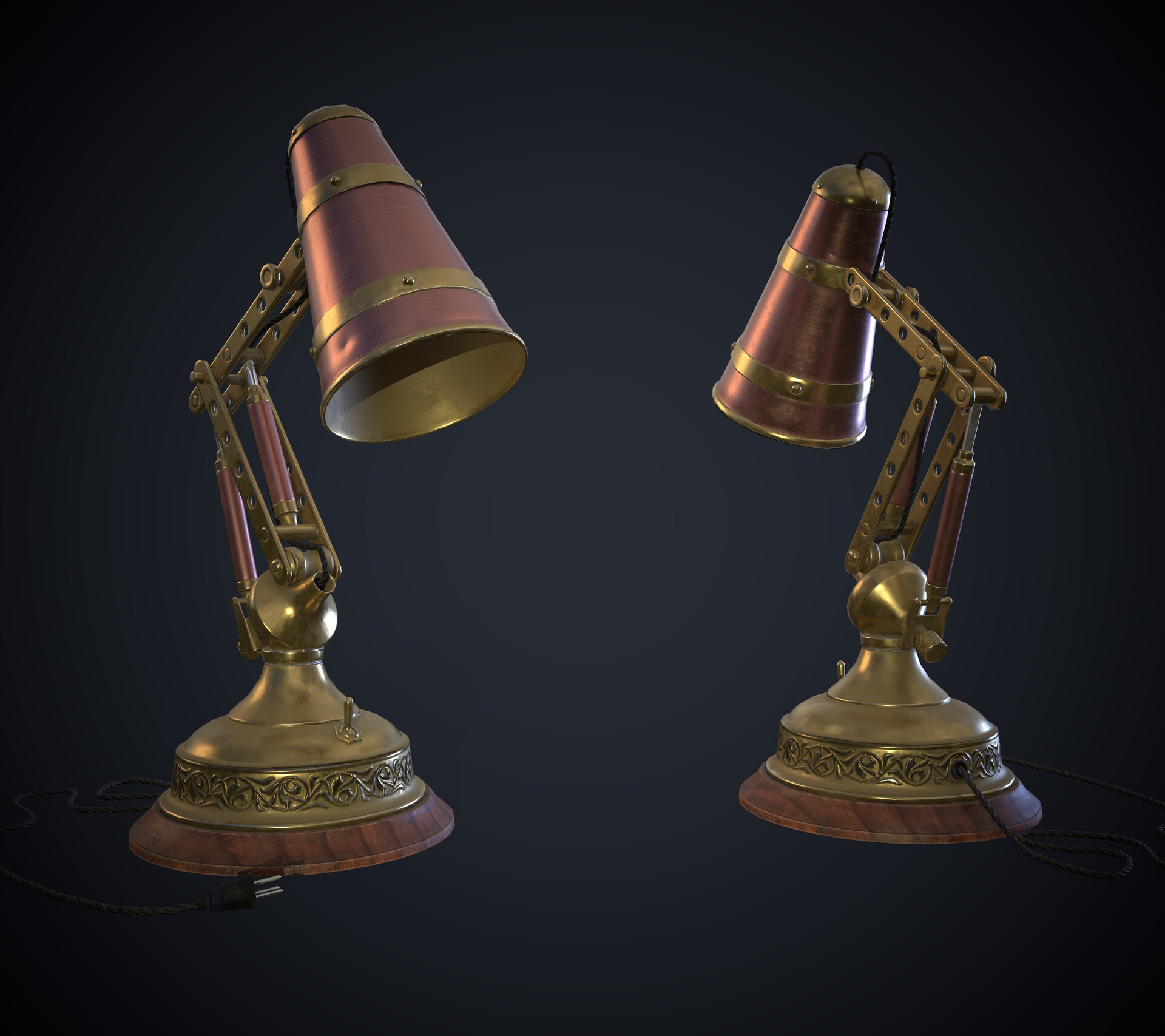 ArtStation - Steampunk lamp