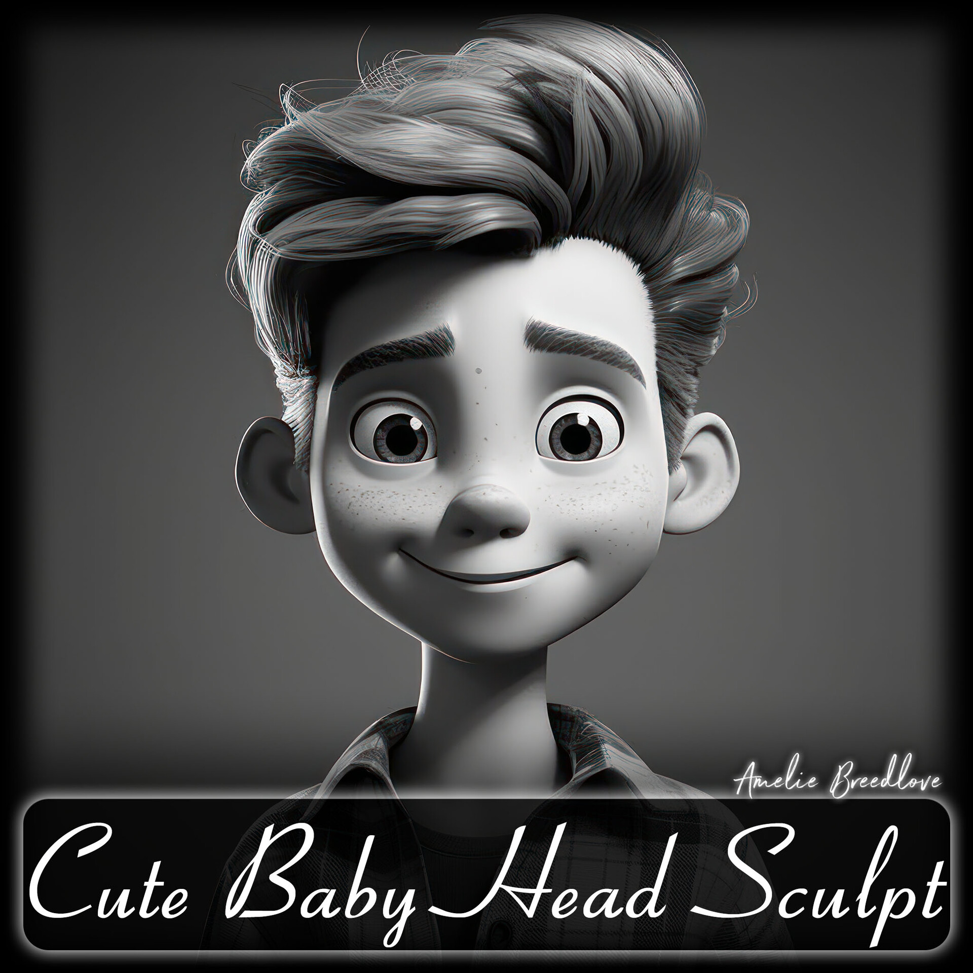 ArtStation - 310 Cute Baby Head Sculpt Reference Pack | 4K | v.130