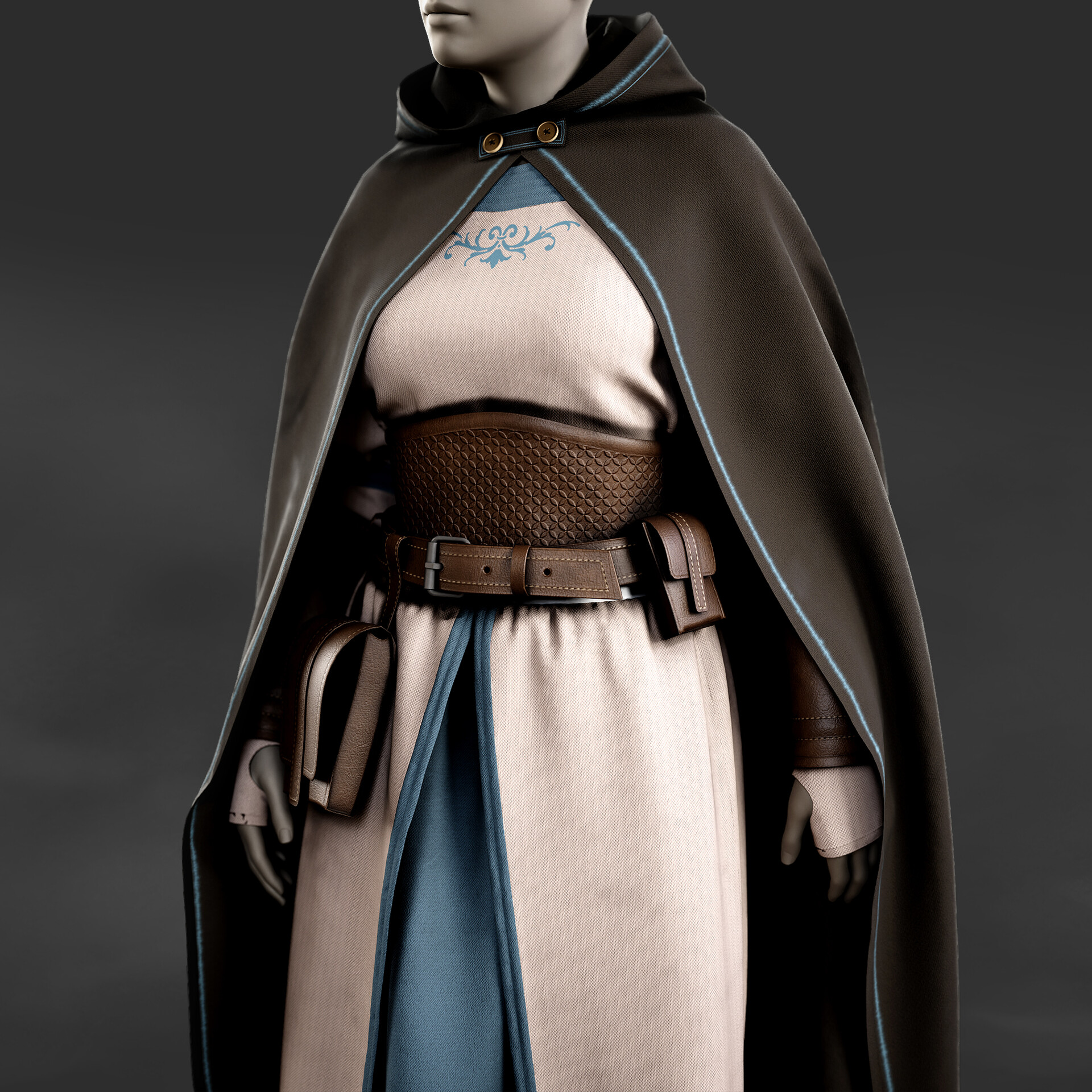 ArtStation - Female Fantasy Outfit 004 / Marvelous Designer / 4k ...