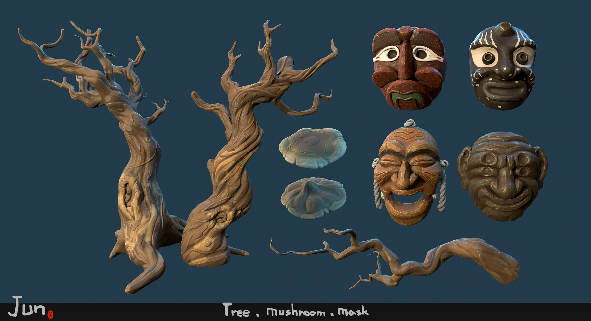 ArtStation - korean props 02