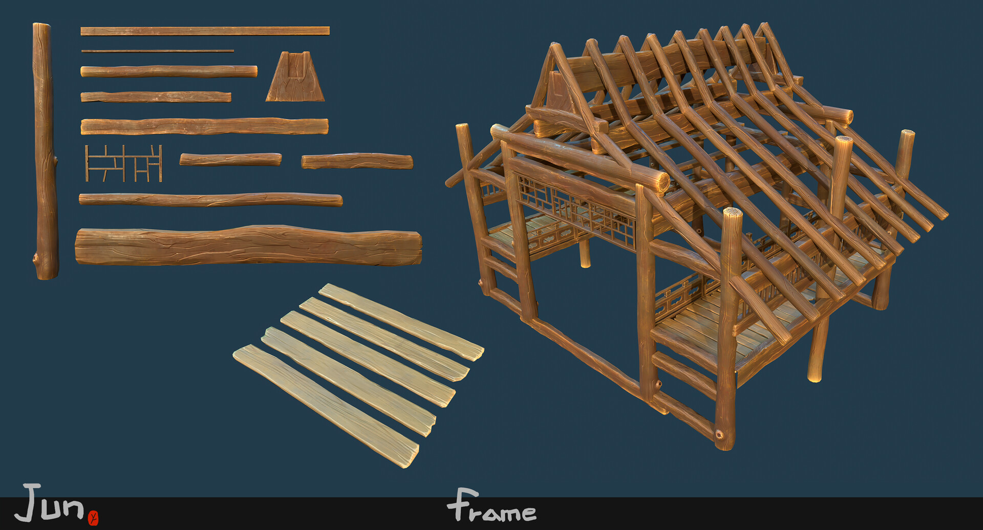 ArtStation - Scene_Korea_props