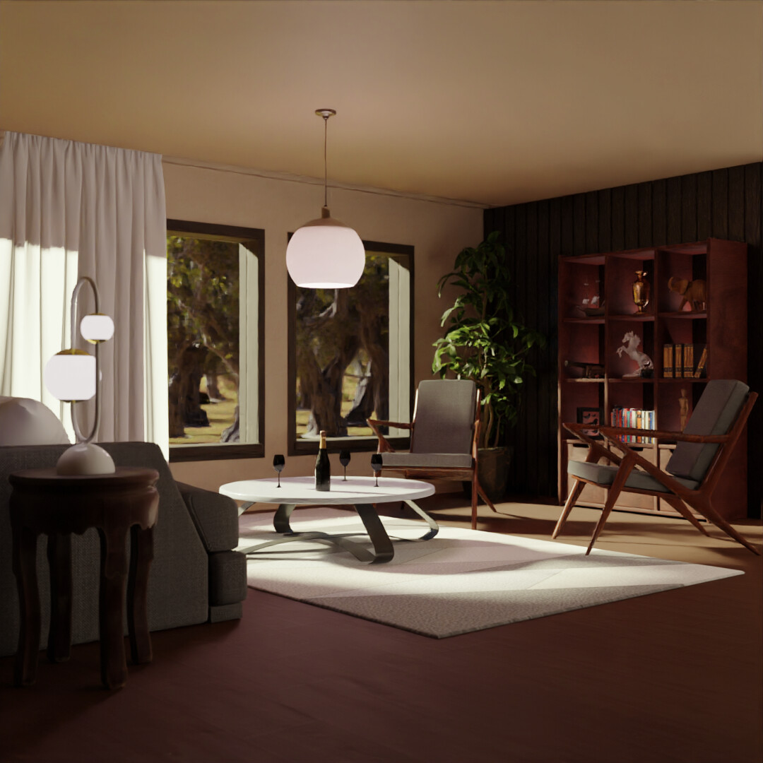 ArtStation - Interior Design Study