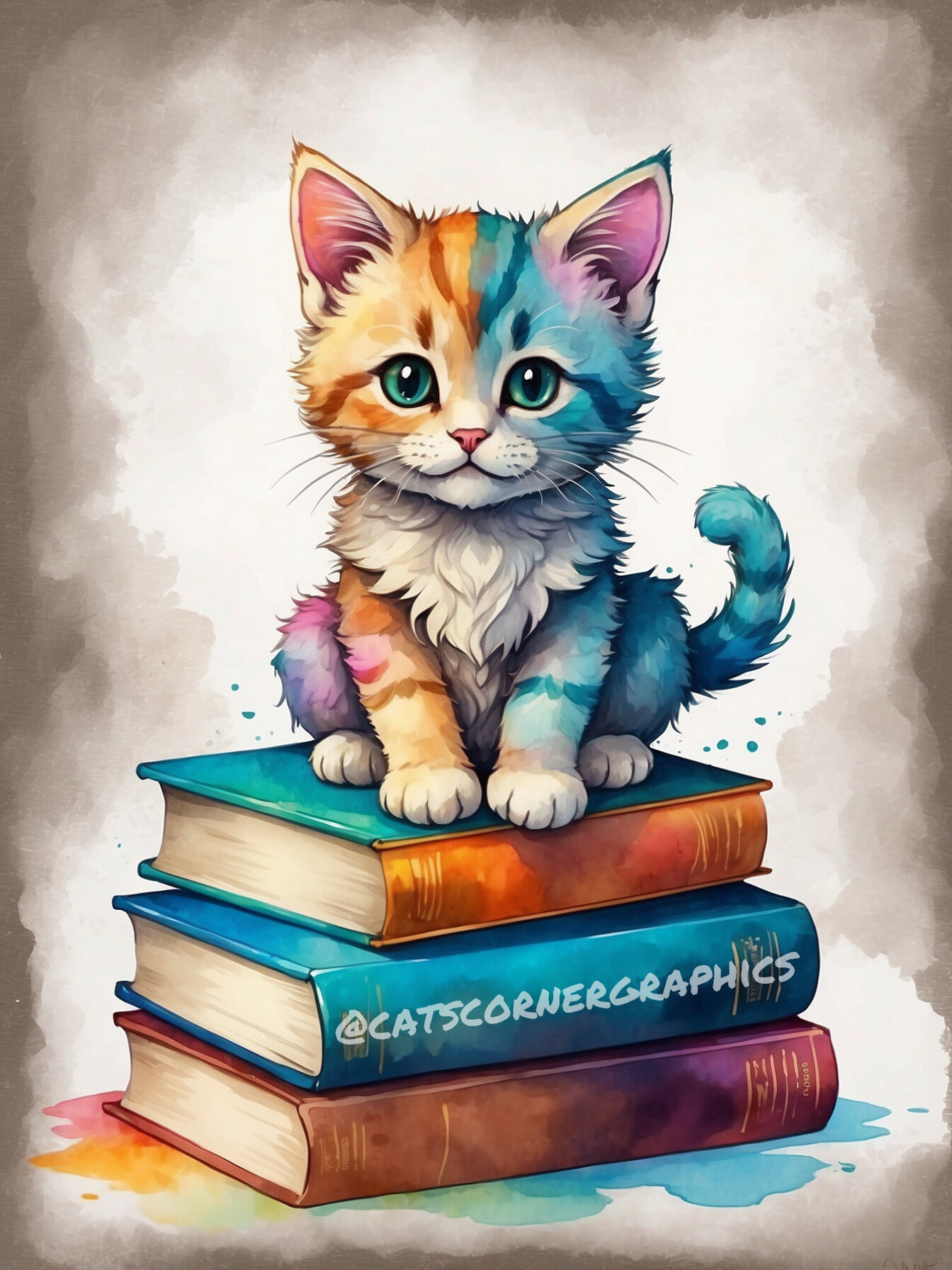 Cat - Book Kitty