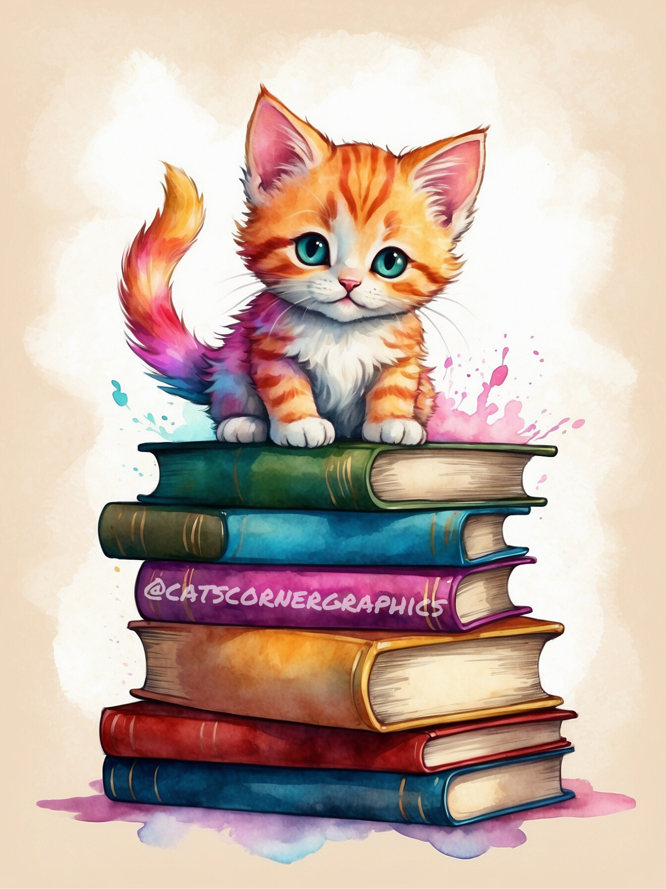 Cat - Book Kitty