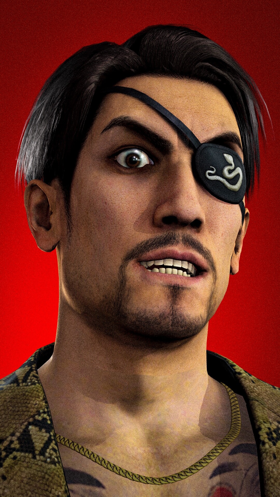 ArtStation - Goro Majima - Mad Dog of Shimano