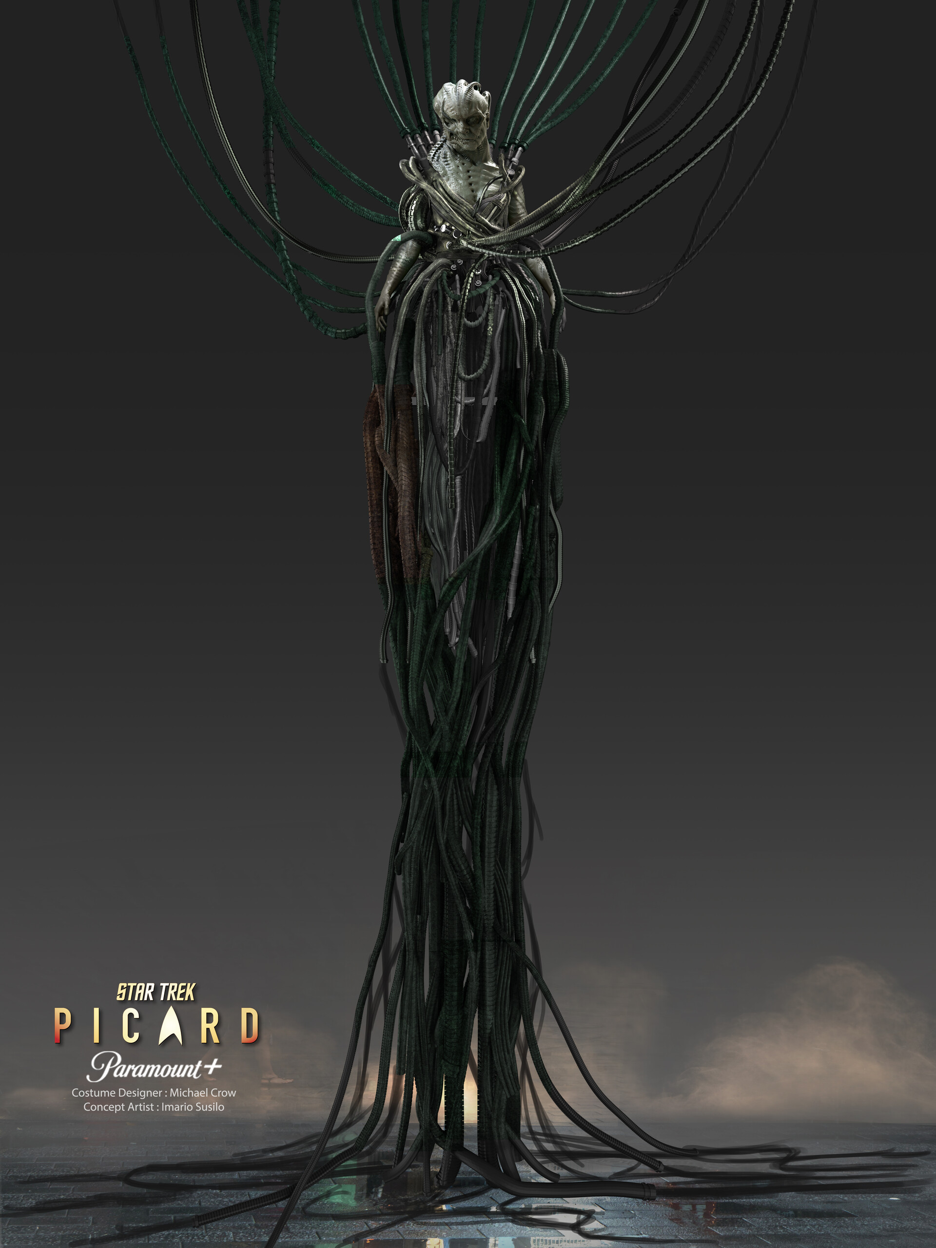 borg queen concept art