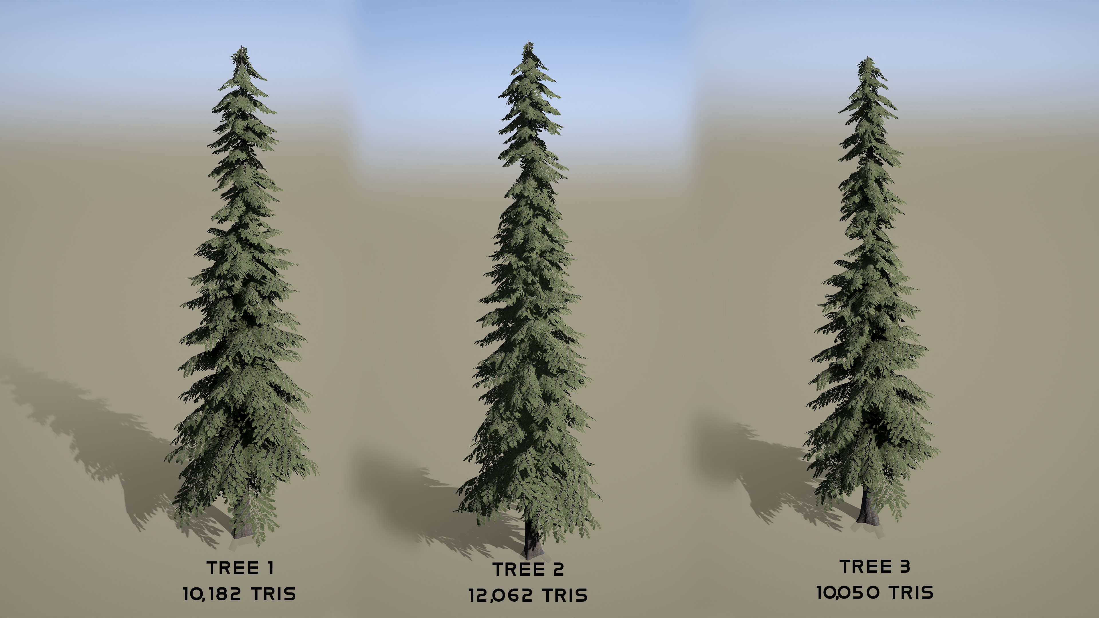 Collin Pence - Gaea and SpeedTree Study: Mountain Slope