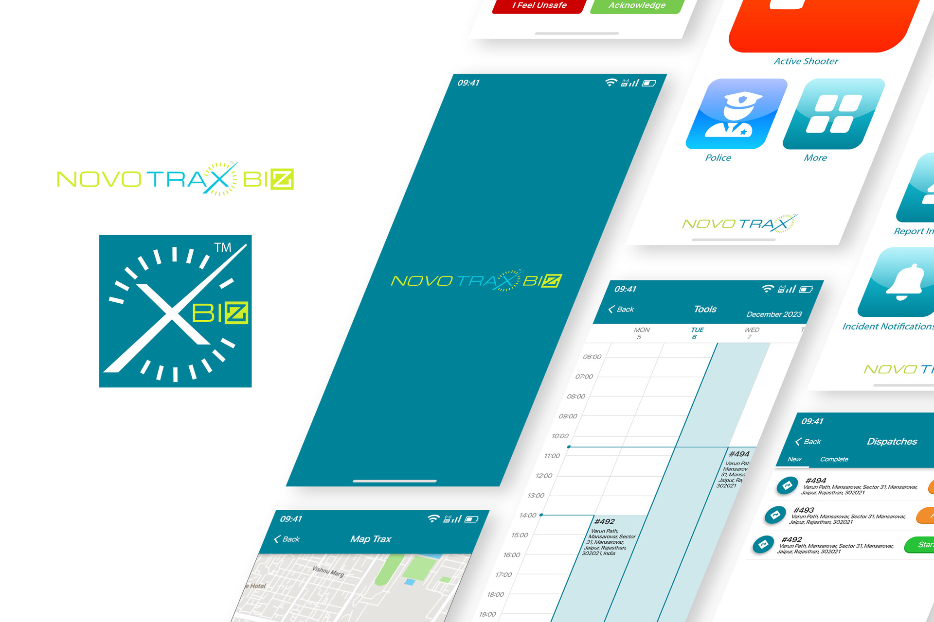 ArtStation - NovoTrax Biz App UI