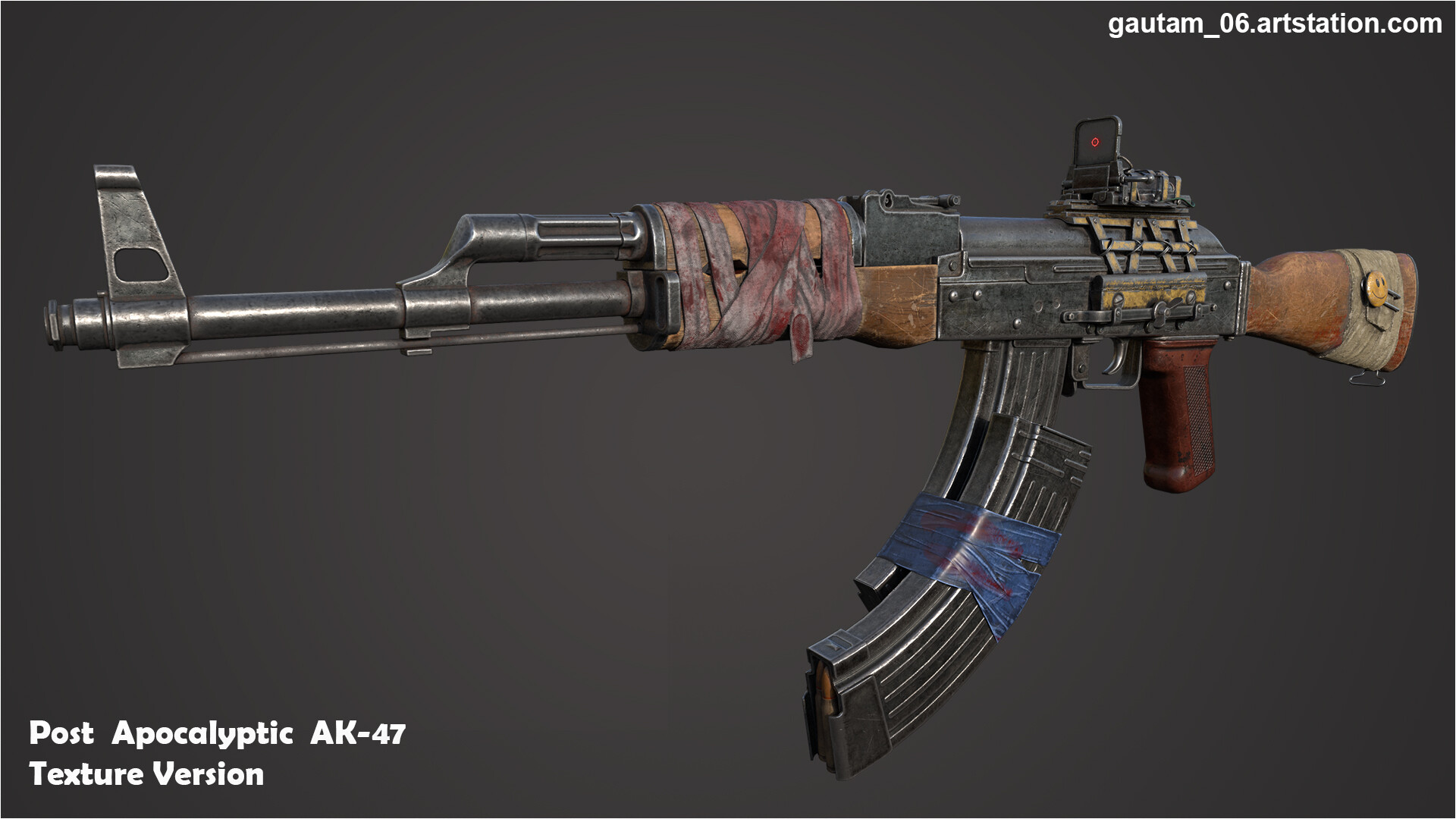 Gautam Parmar - Post Apocalyptic AK-47 (Texture Version)