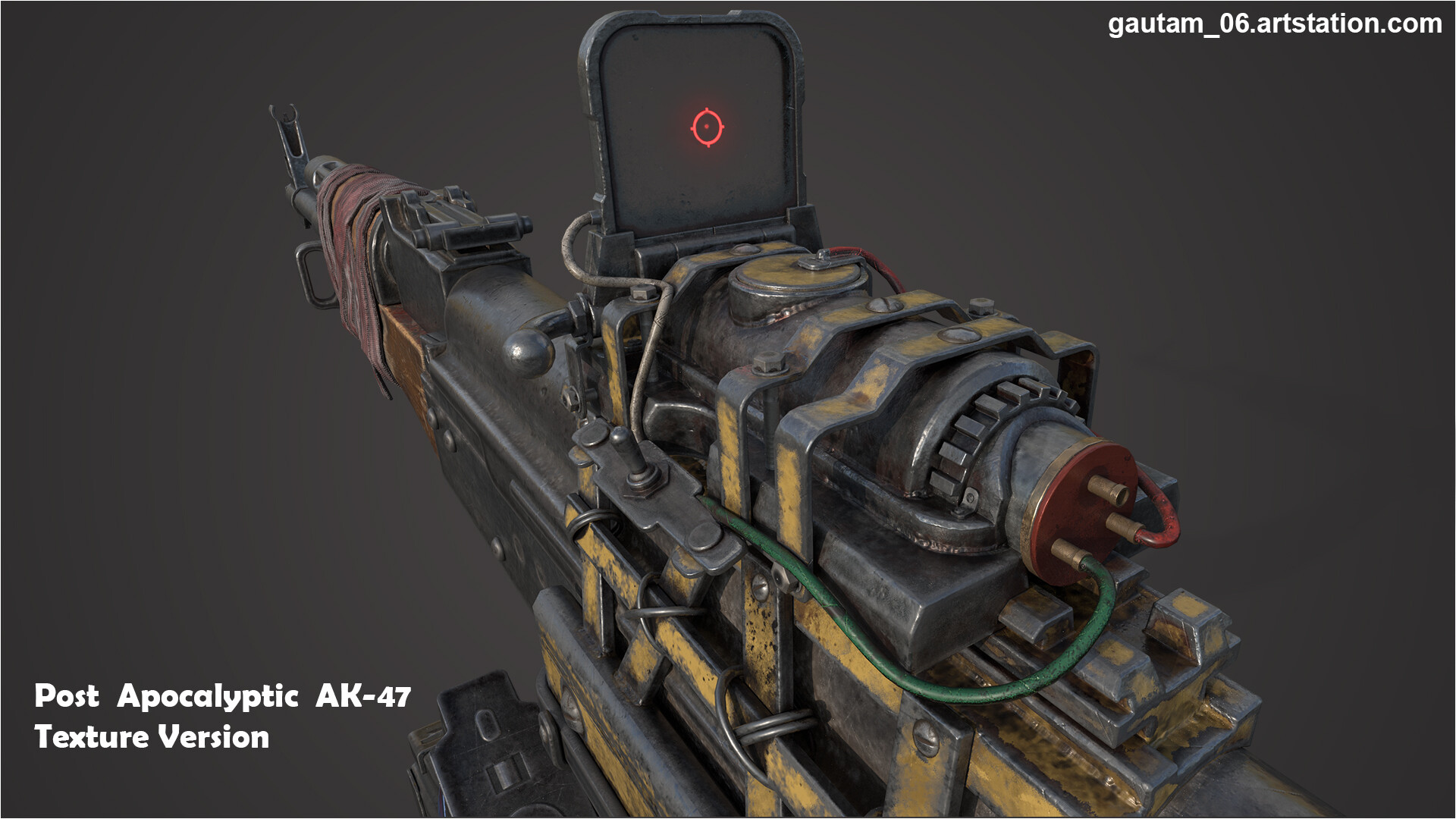 Gautam Parmar - Post Apocalyptic AK-47 (Texture Version)