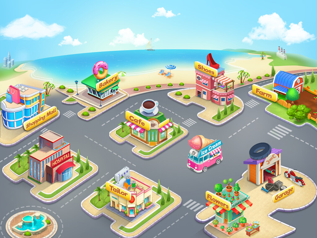 ArtStation - Game Levels Map