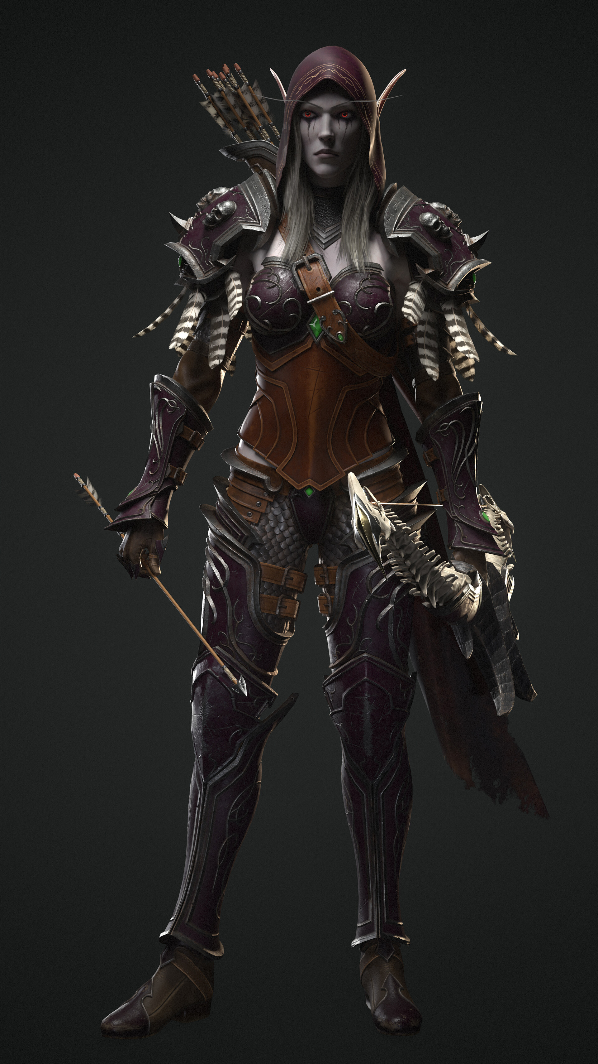 sylvanas windrunner concept art