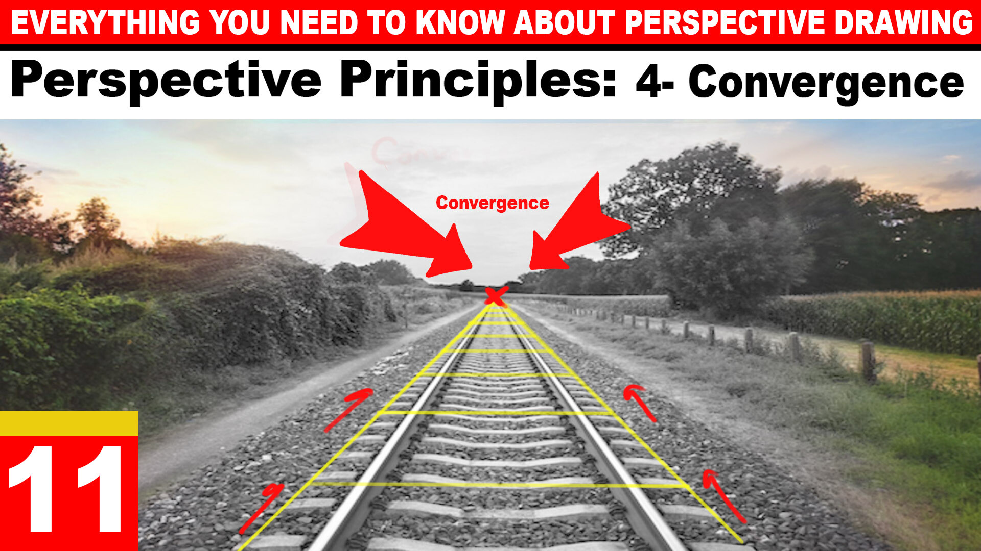 ArtStation - Lesson 11: Perspective Principles: 4- Convergence