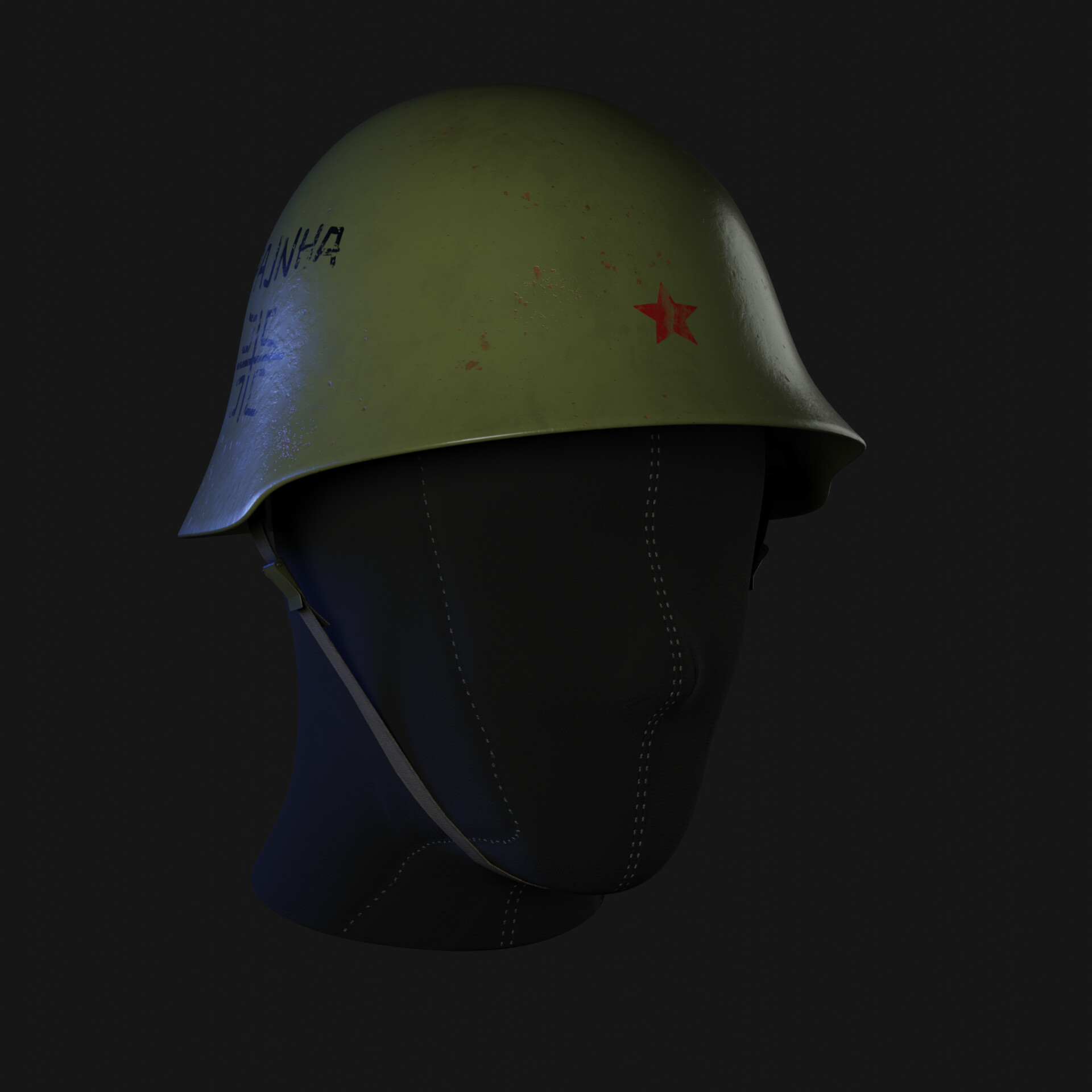 YugoDev - Old JNA YPA Yugoslav Peoples Army M59 / M85 Metal Helmet