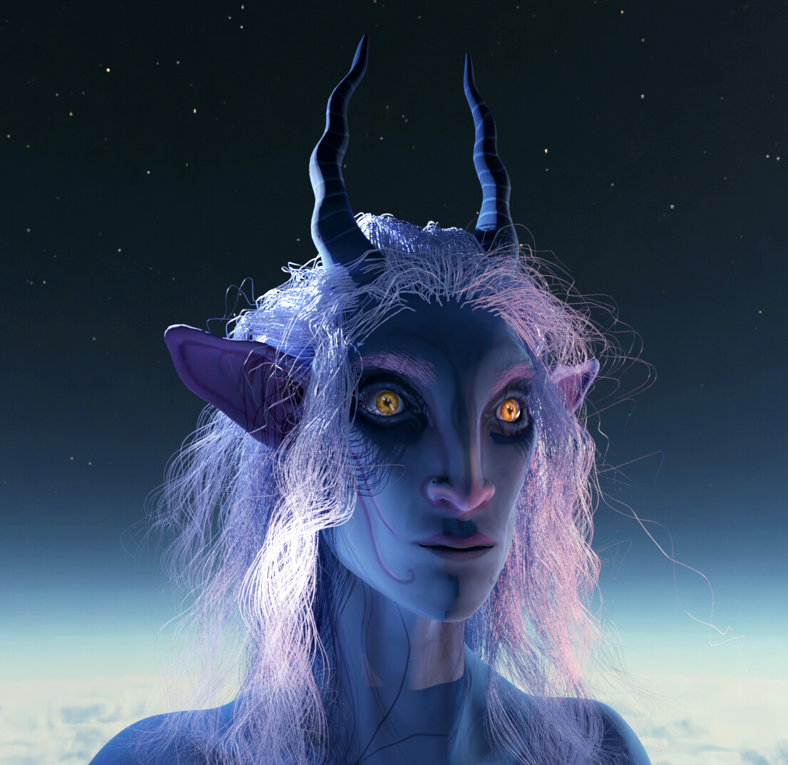 ArtStation - Sculpted Horned Elf