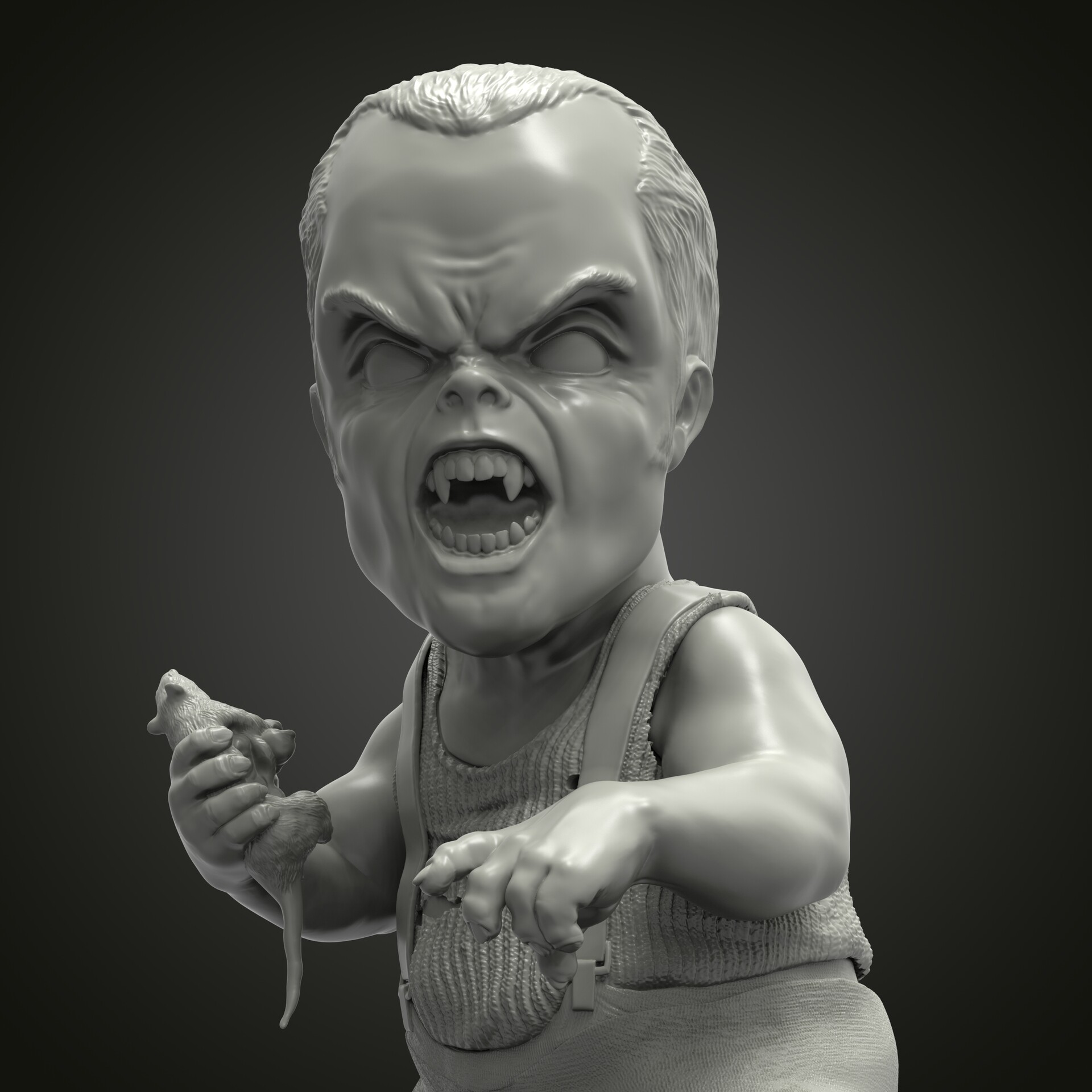 ArtStation - Belek, The vampire dwarf of Bajo Flores 🦇