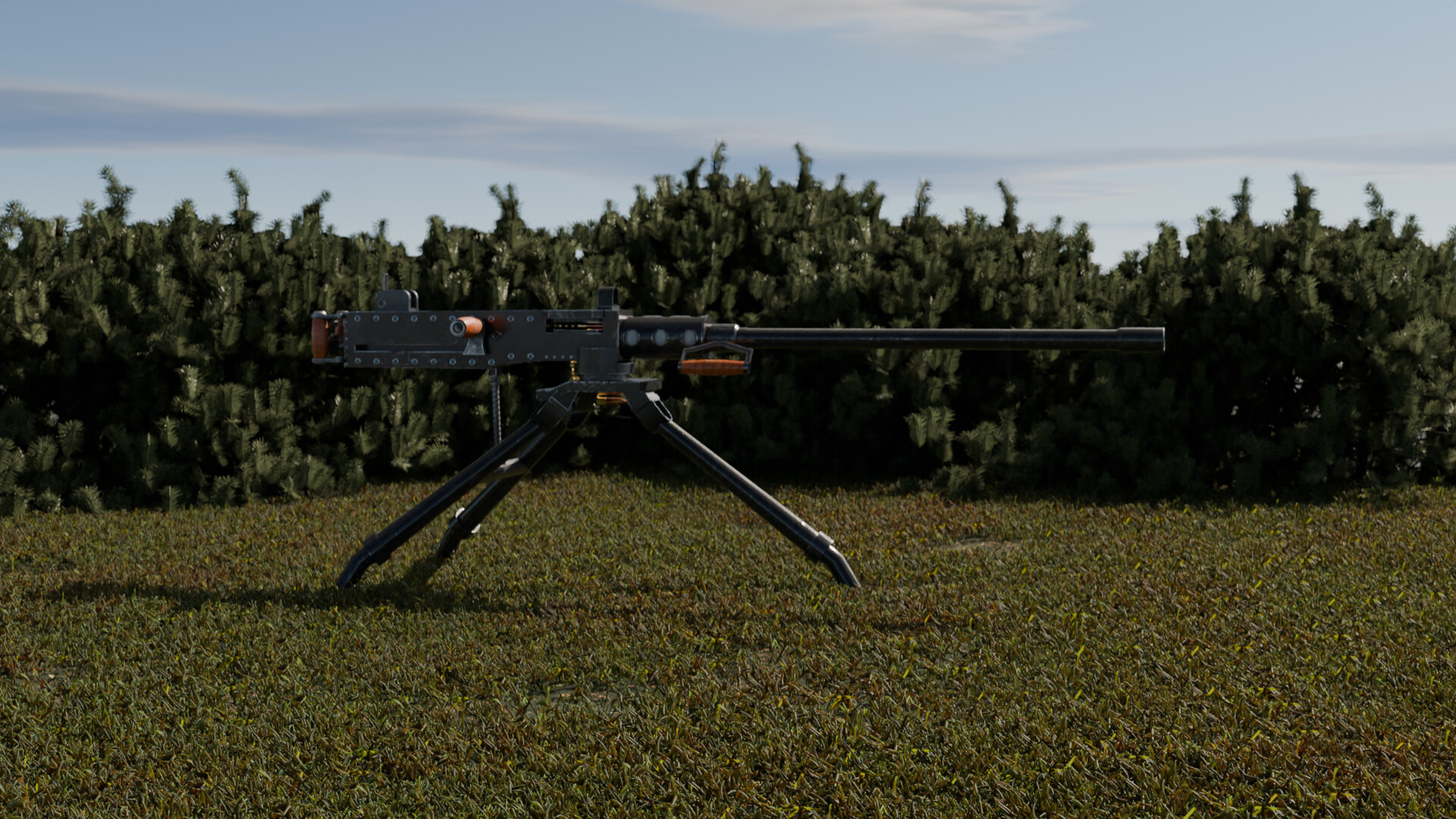 ArtStation - M2 Browning Machine Gun