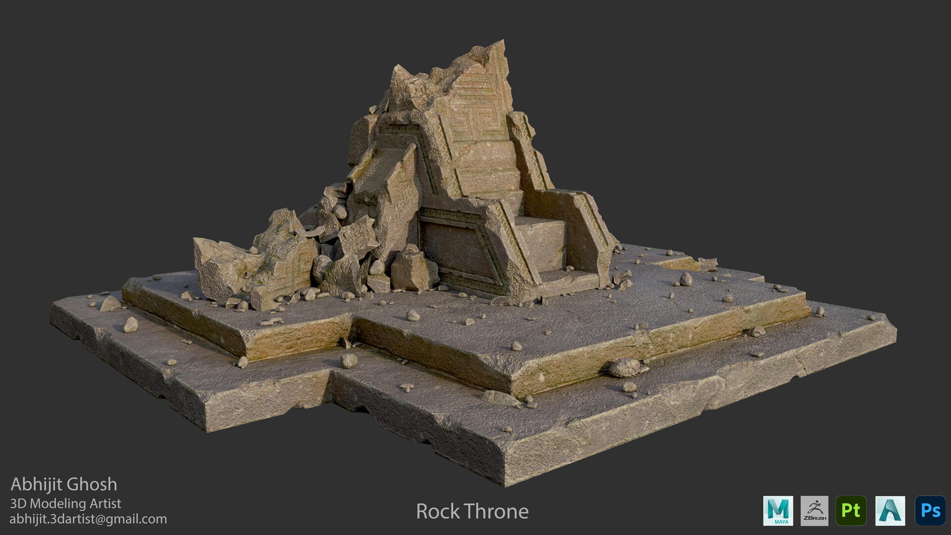 ArtStation - Rock Throne