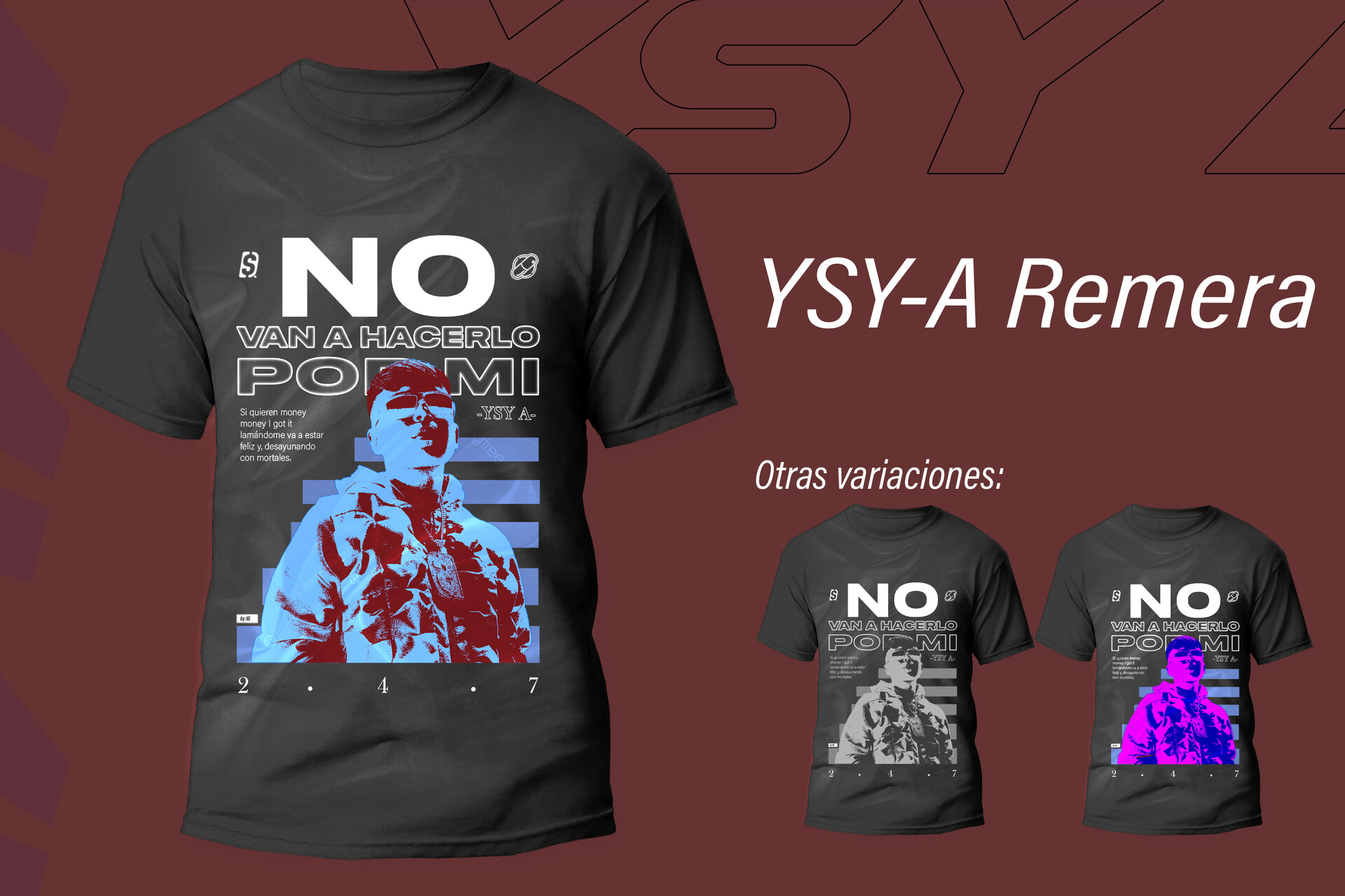 ArtStation - Mockup Remera presentacion -YSY A