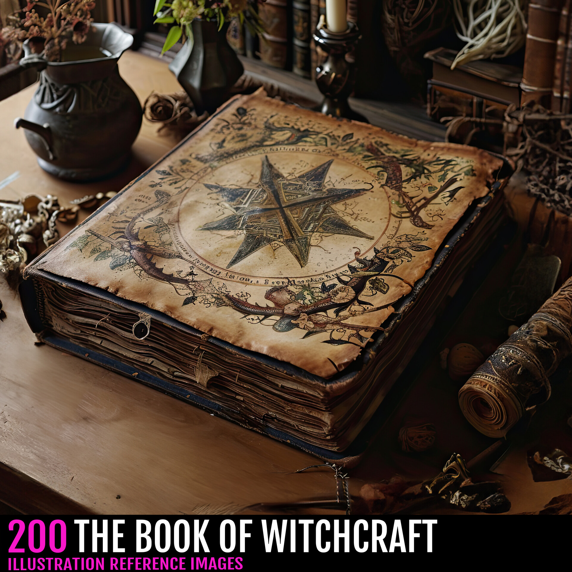 ArtStation - 200 THE BOOK OF WITCHCRAFT / 4K