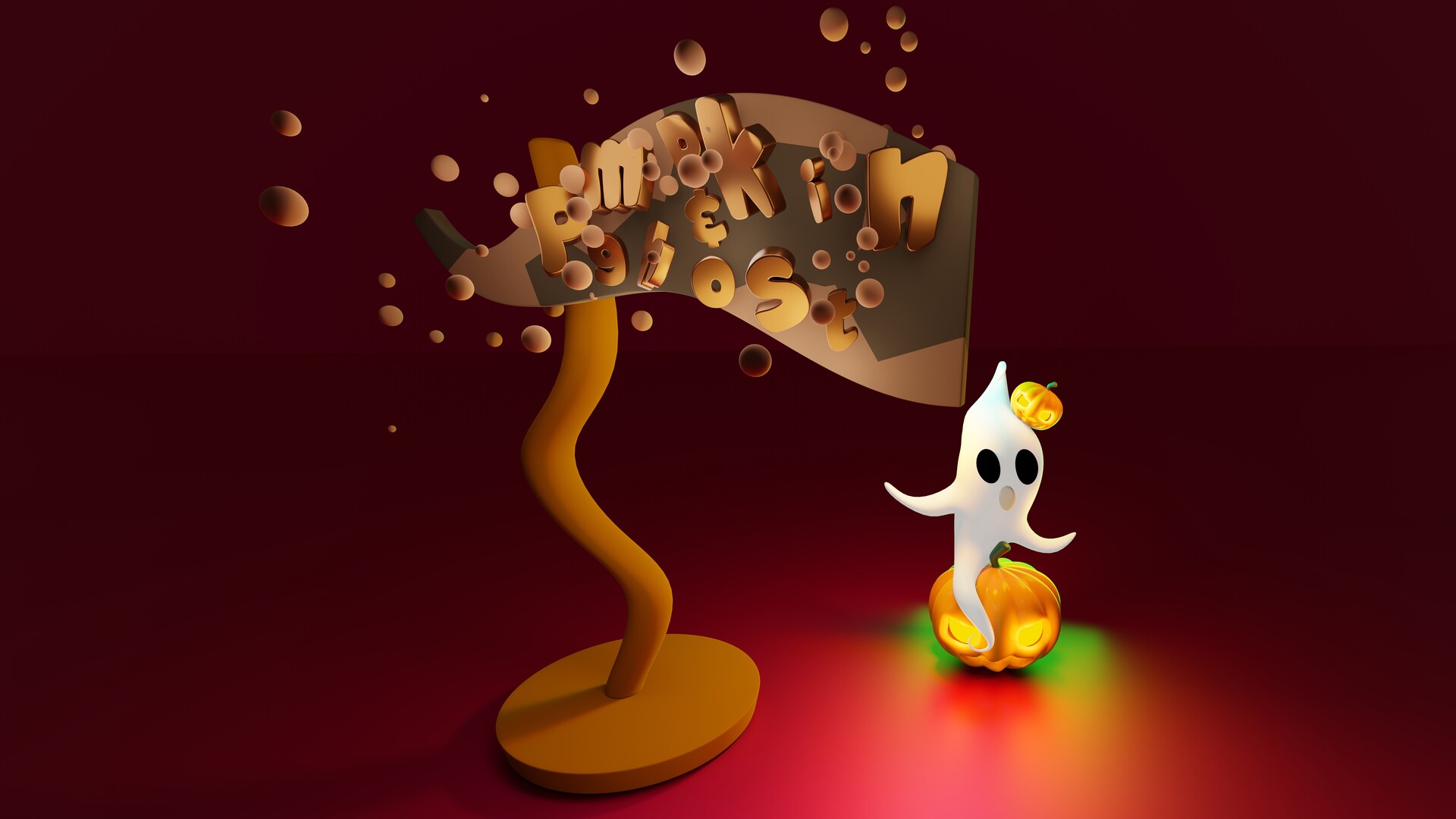 ArtStation - PUMPKIN & GHOST CHARACTERS 👻💡💥