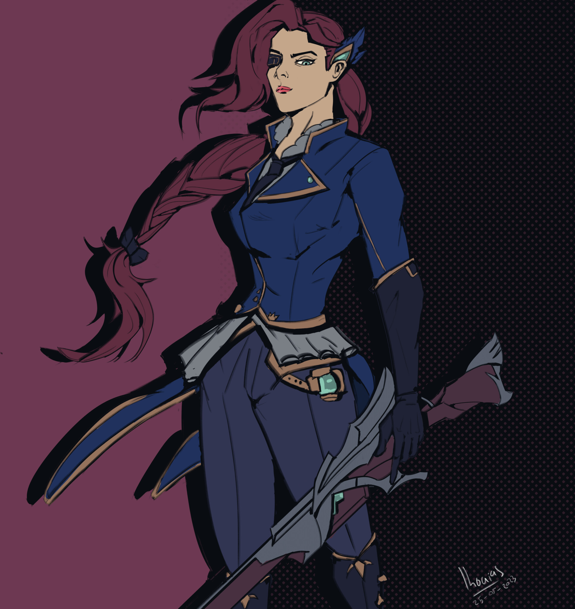 ArtStation - Lesley From Mobile Legend