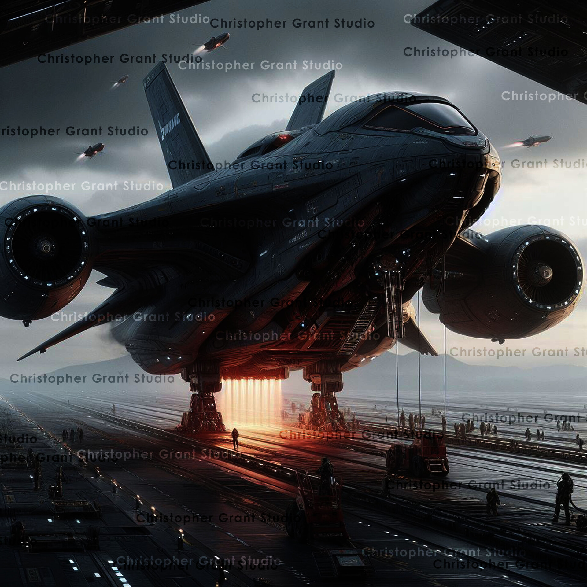 ArtStation - Preparing for Lift Off