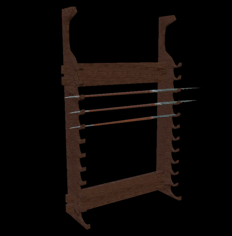 ArtStation - Weapon Rack