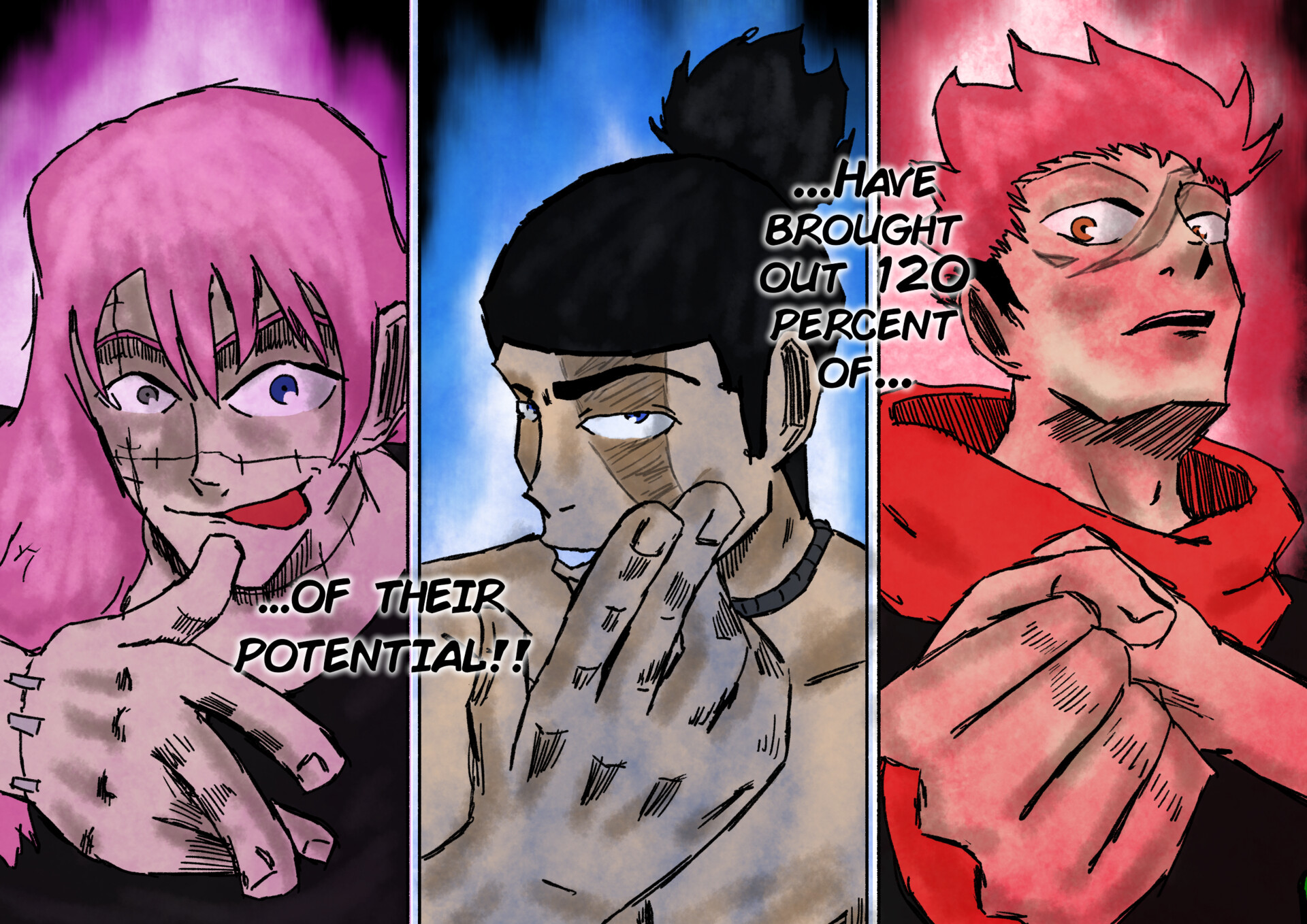 ArtStation - JJK Manga Panel Recreation