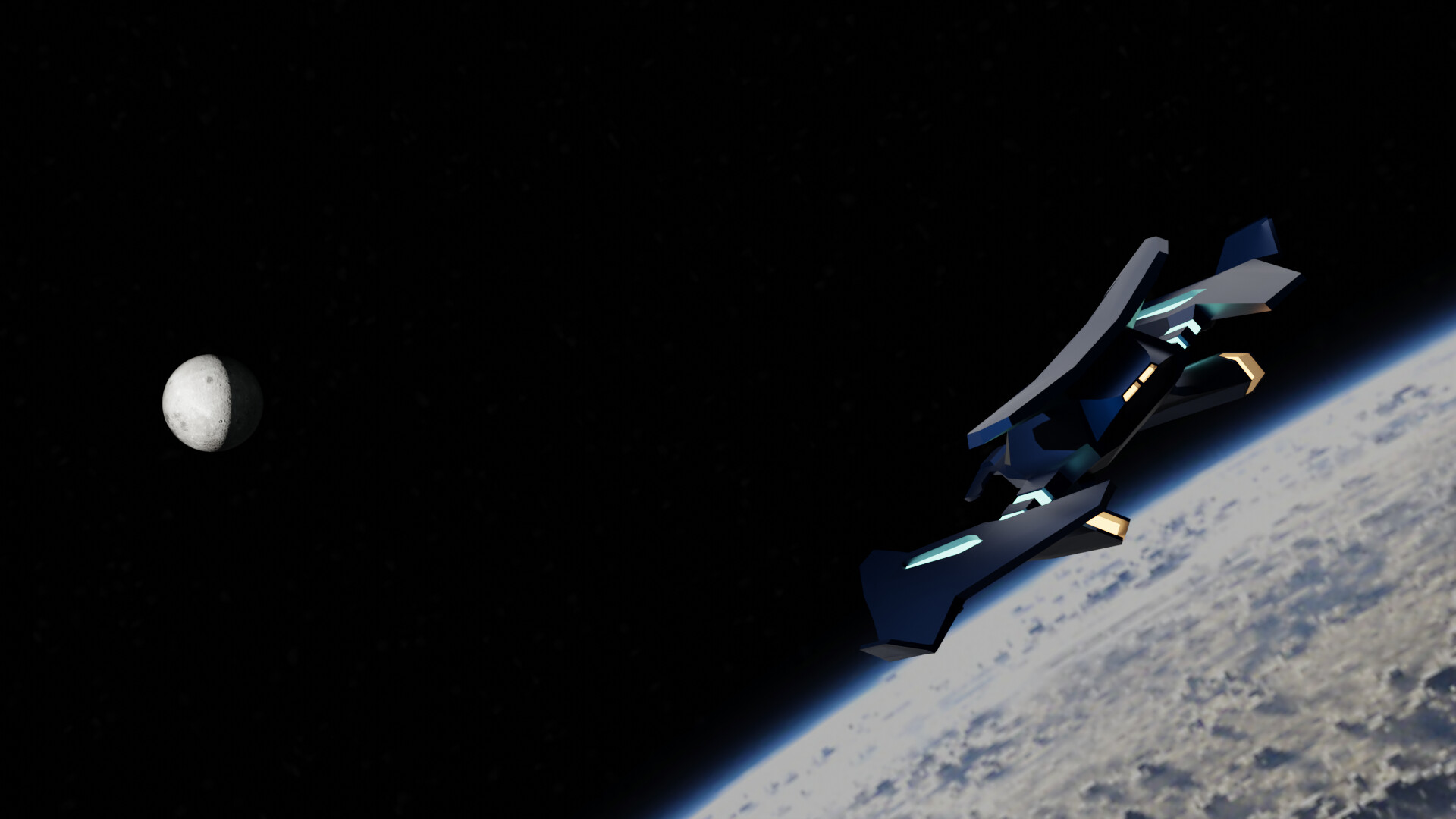 ArtStation - Sci-Fi Space Jet