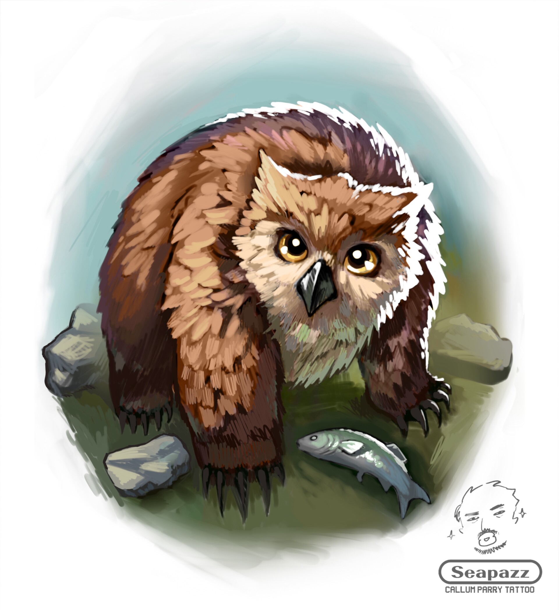 ArtStation - Owlbear Cub, Baldurs Gate 3 fanart.