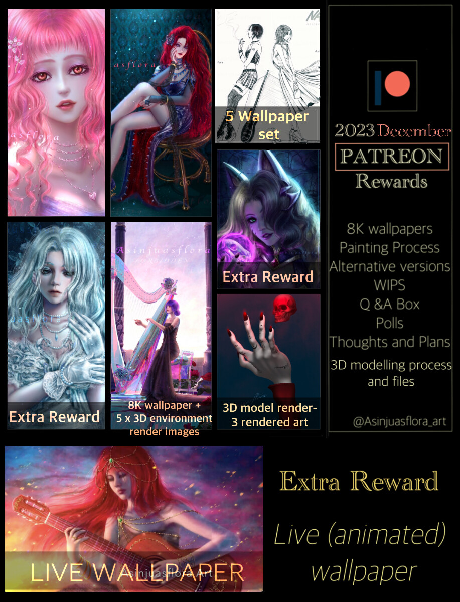 ArtStation - December Patreon Rewards pack